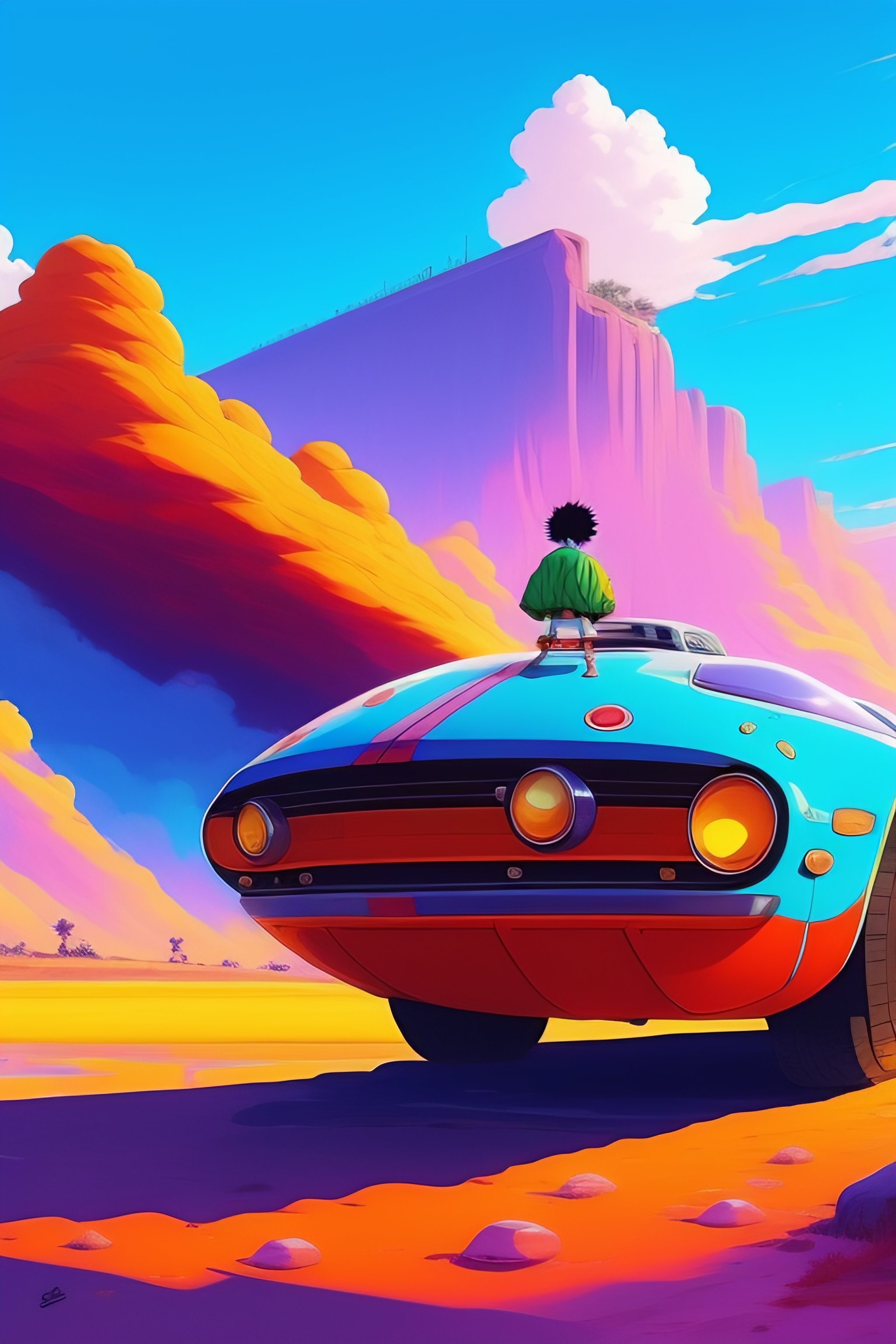 Lexica - One piece, studio ghibli, akira toriyama, james gilleard ...