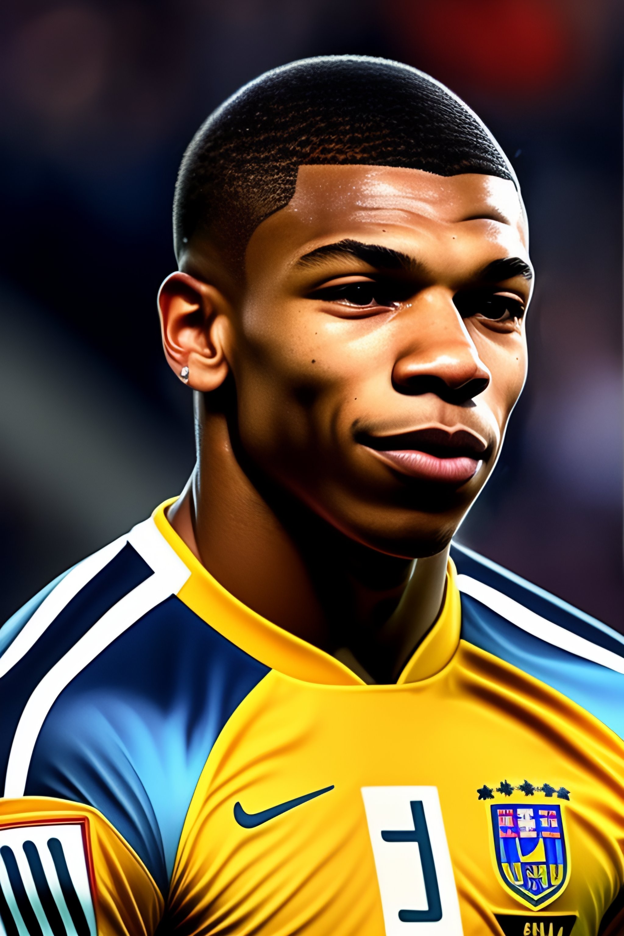 Lexica - A well-drawn extremely intricate Mbappe