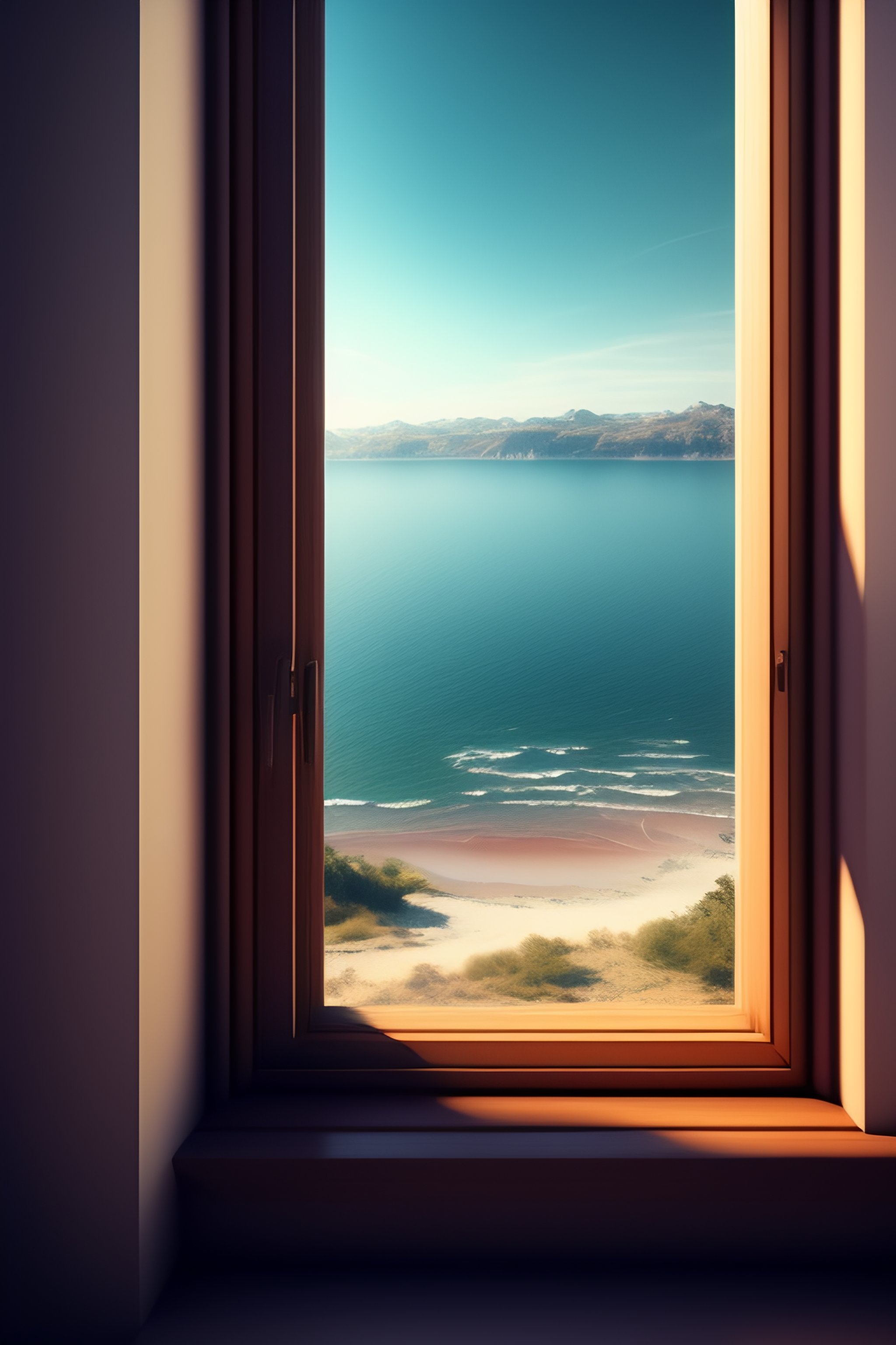 Lexica - Room window, relax, 8k