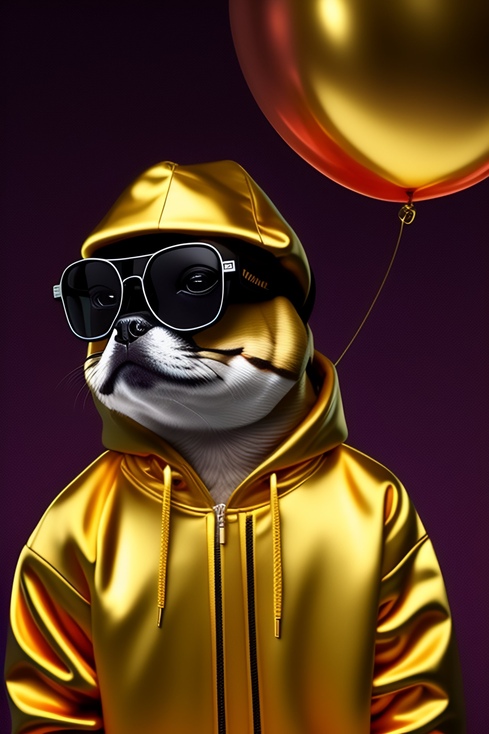 Lexica - Pepe frog dressing a supreme tracksuit and gold chain and ...