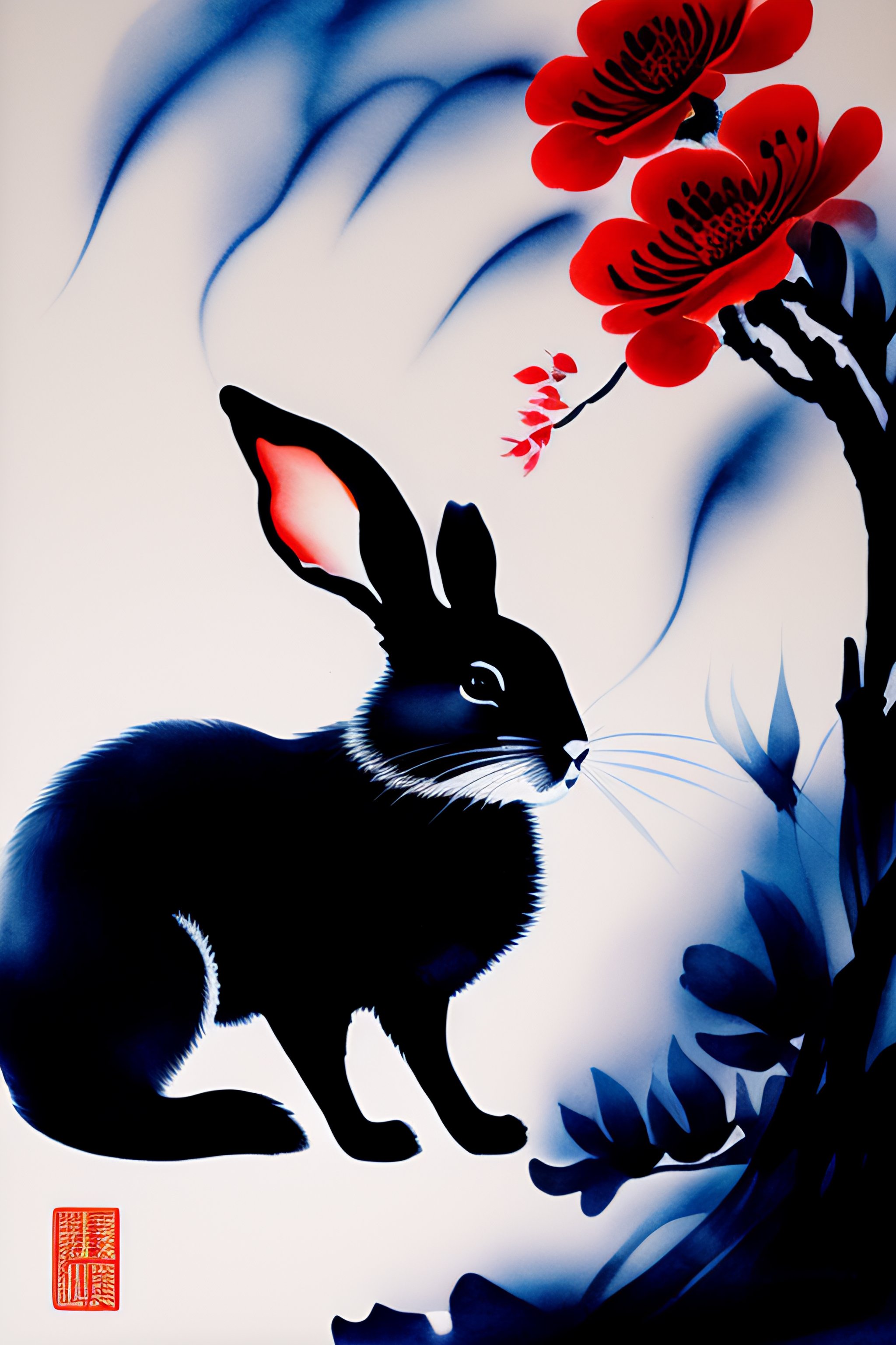 Lexica - Traditional Chinese ink painting for Chinese New Year wowed ...