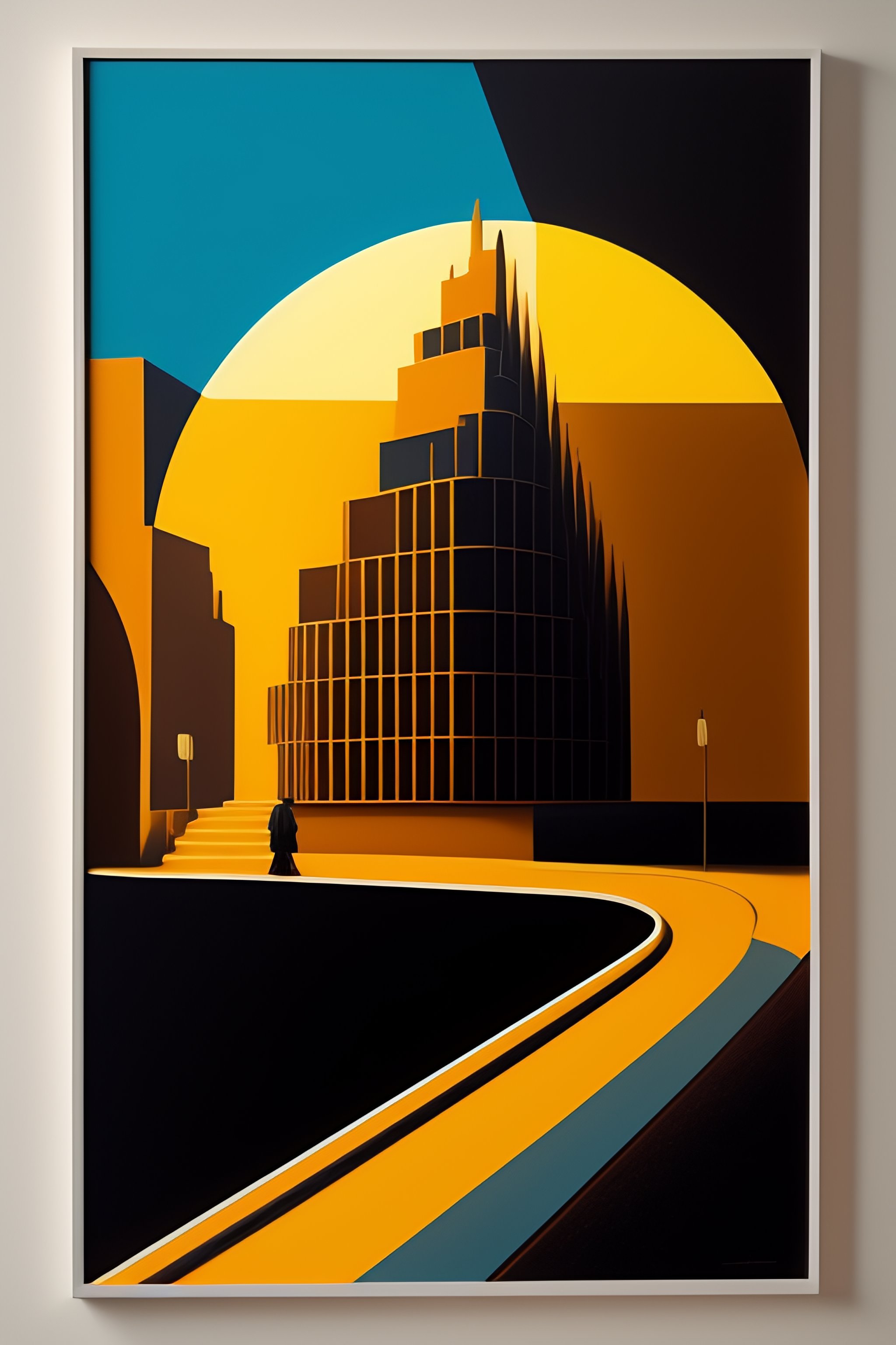 Lexica - Edward Hopper, graphic design, concept art, cubism, street art ...
