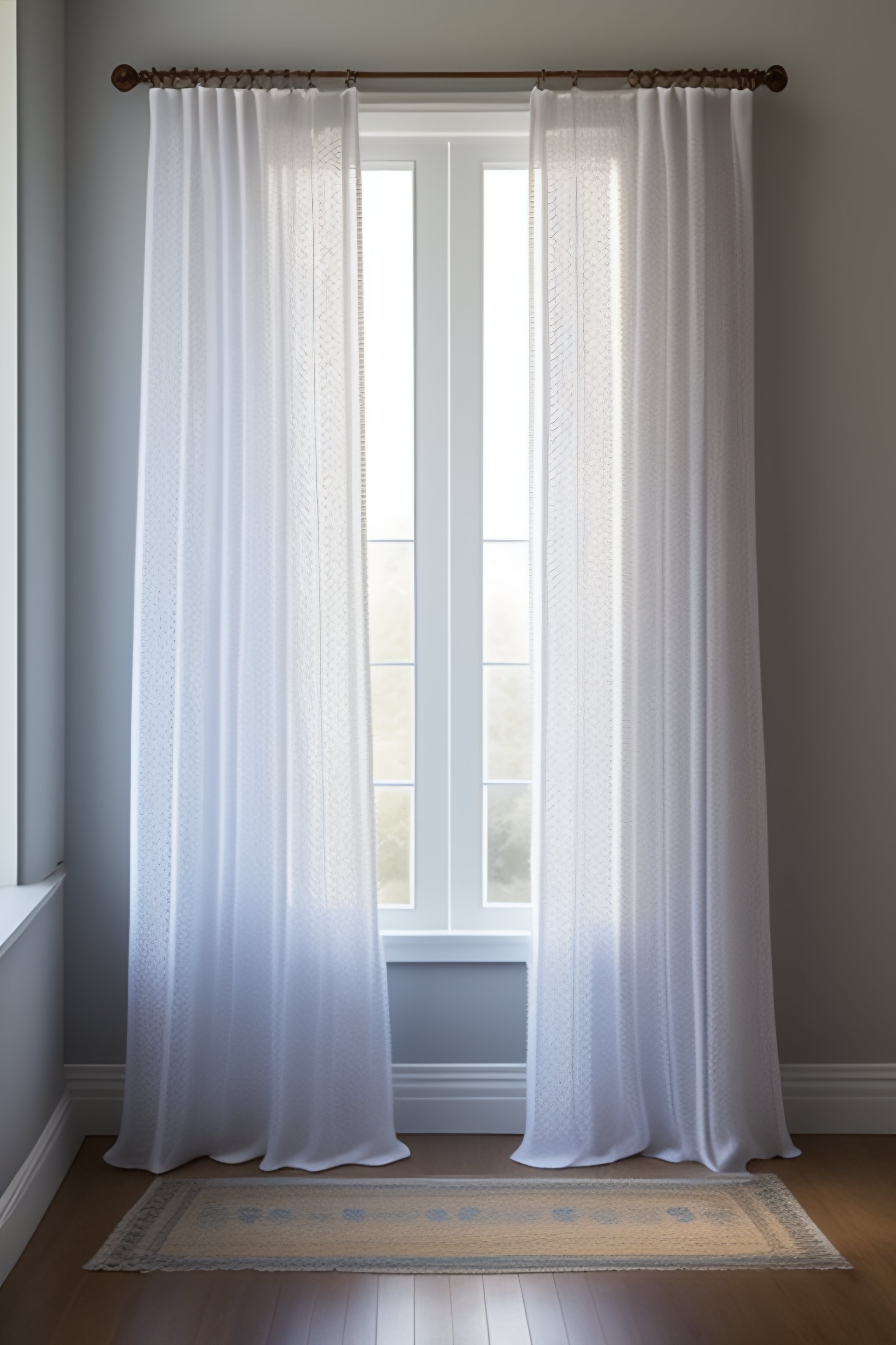 Lexica - Photograph of linen white curtains swaying in the wind lace ...