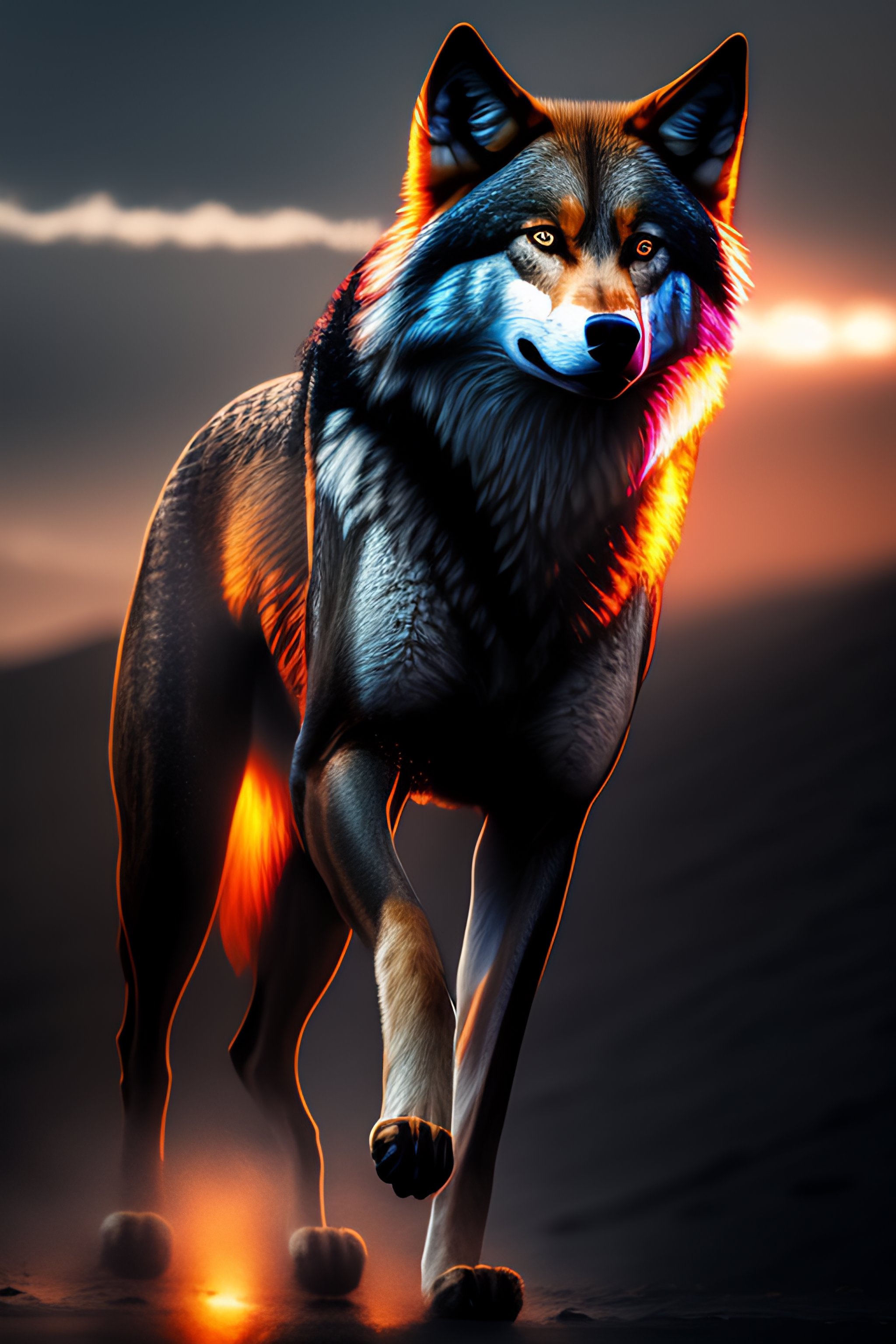 Lexica - Human-spider-wolf with 8 leg
