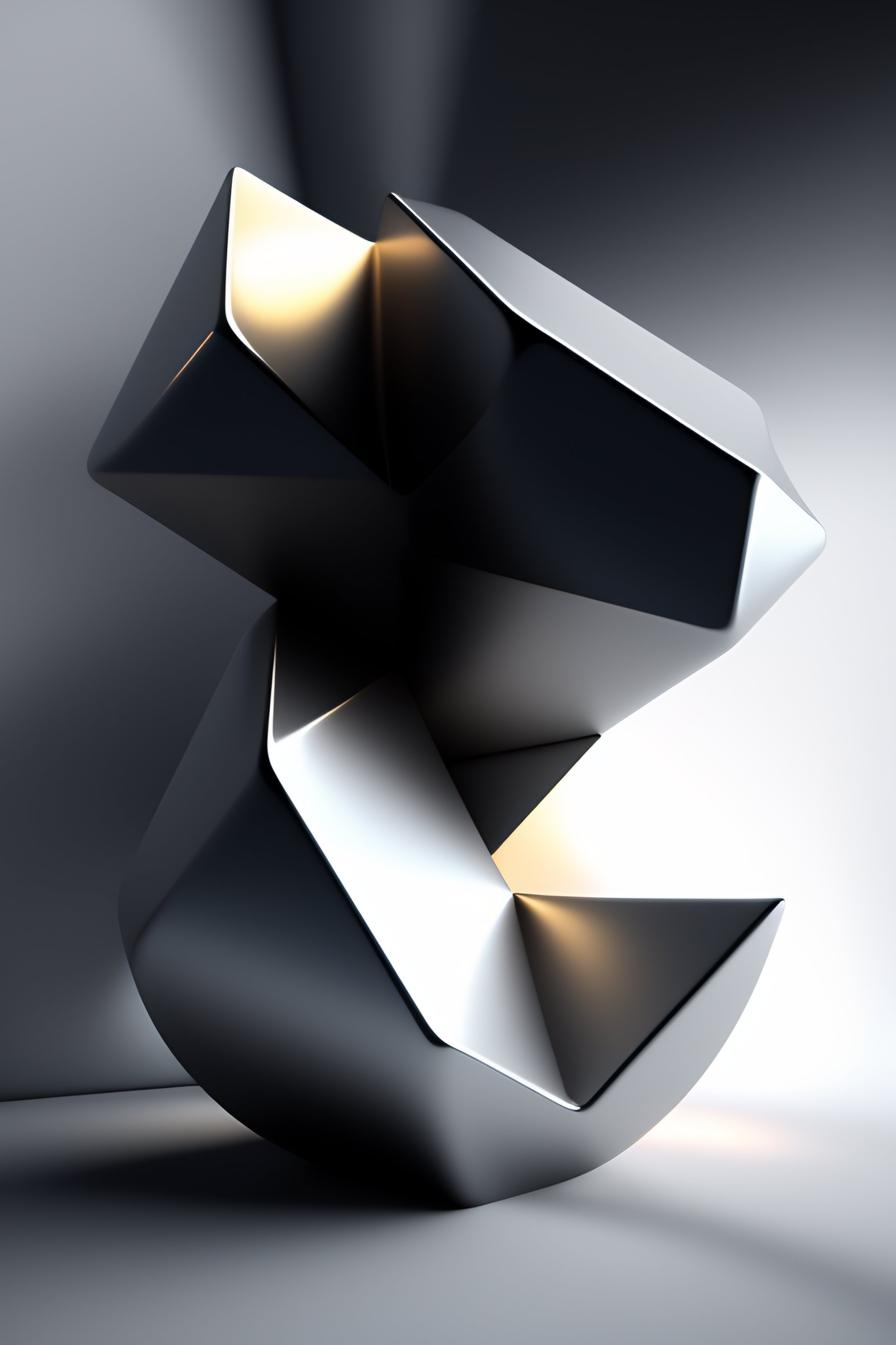 Lexica - 3D Render of abstract geometric forms, cinematic, fantasy ...