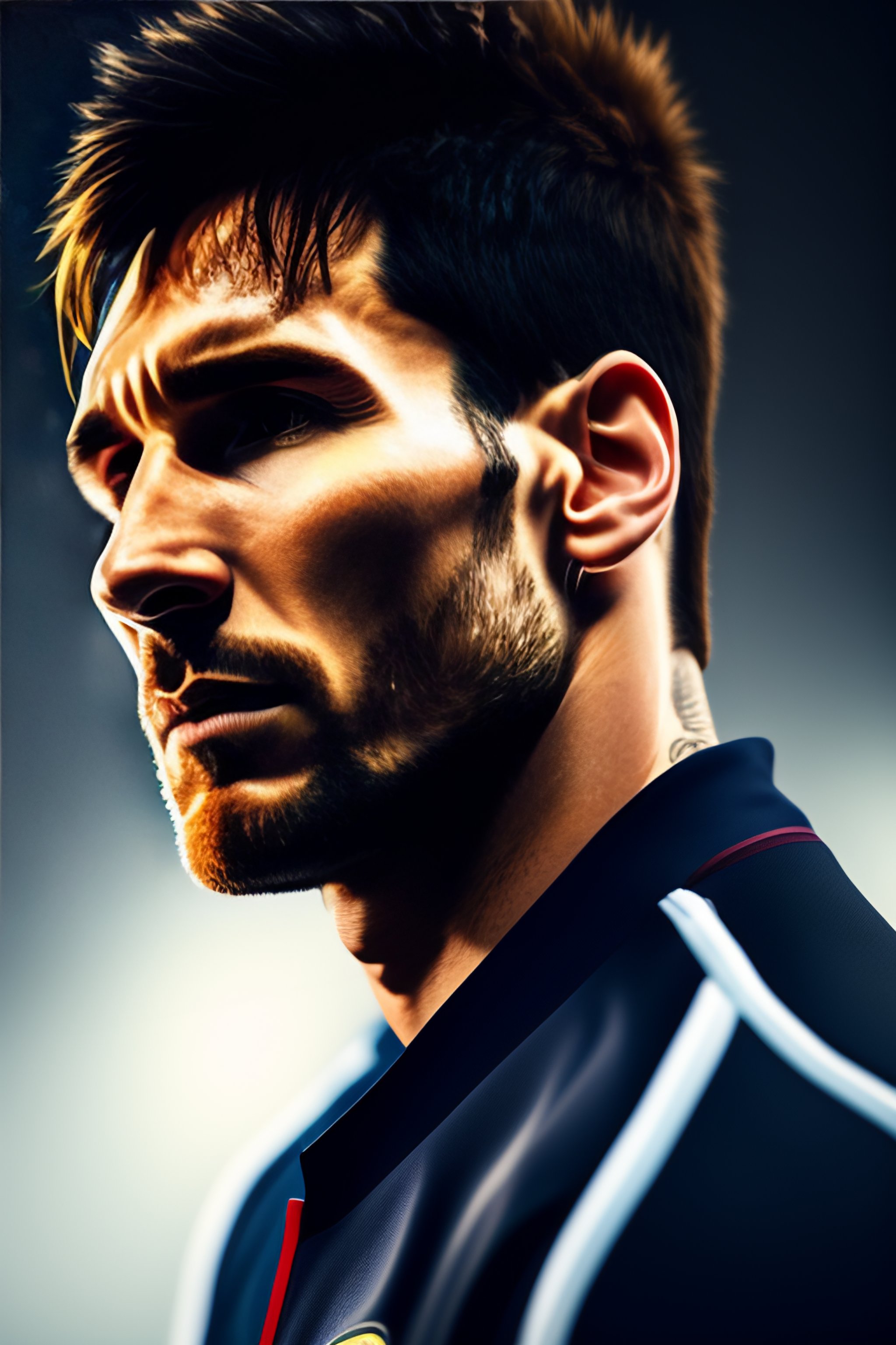 Lexica - A photo close-up of Lionel Messi, real scene, fashion ...
