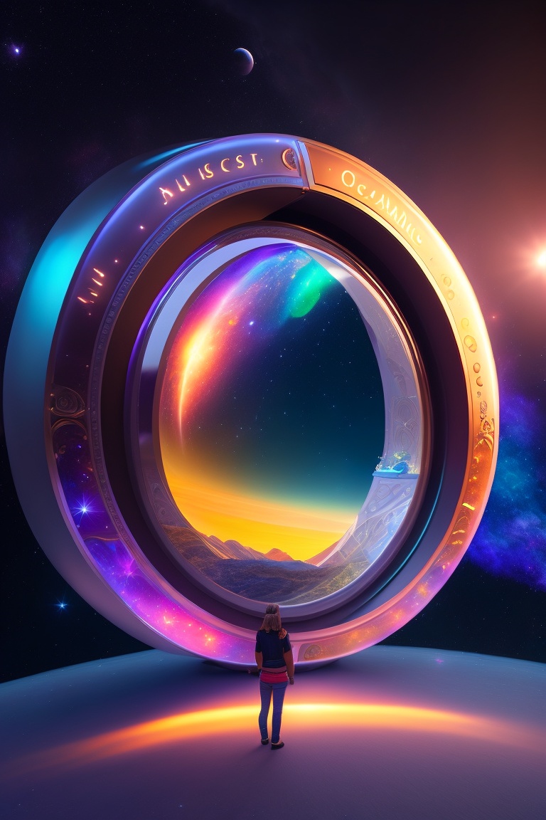 Lexica - Introducing "Cosmic Odyssey: The Celestial Portal," a ...