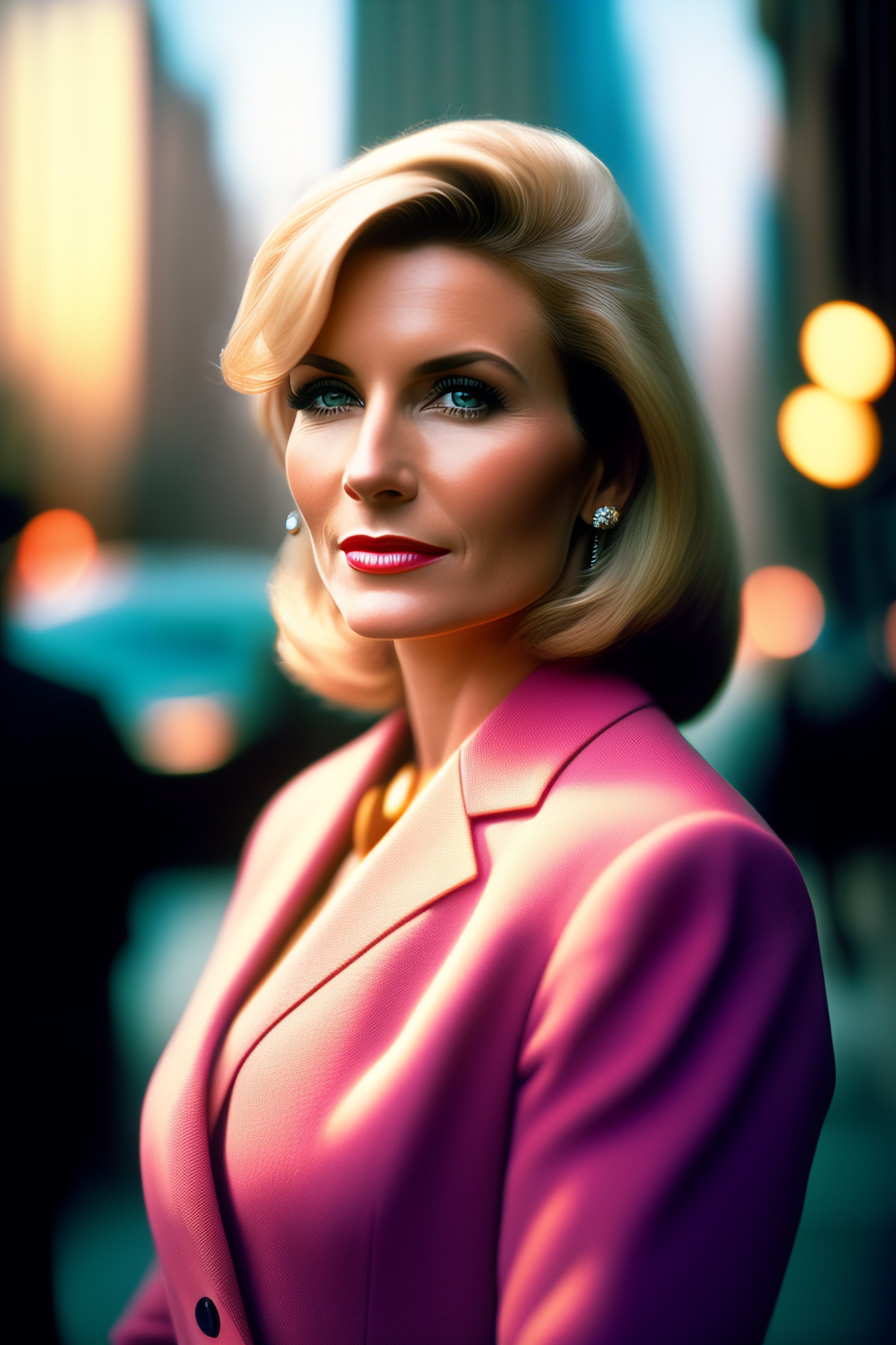 Lexica - Business female semi nua perfect portrait, new york, medium ...