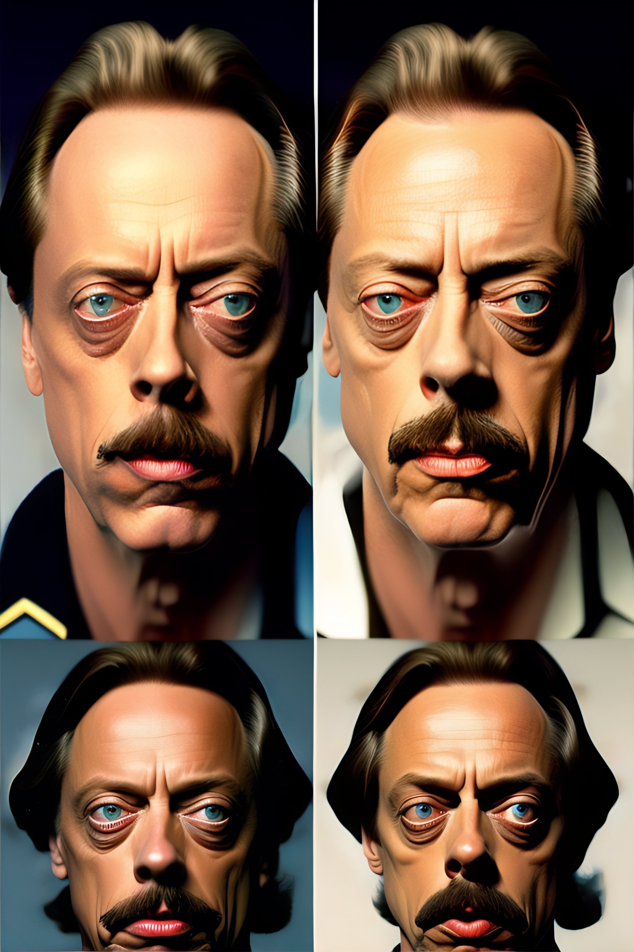 Lexica - Combine the faces of Steve buscemi and a fish