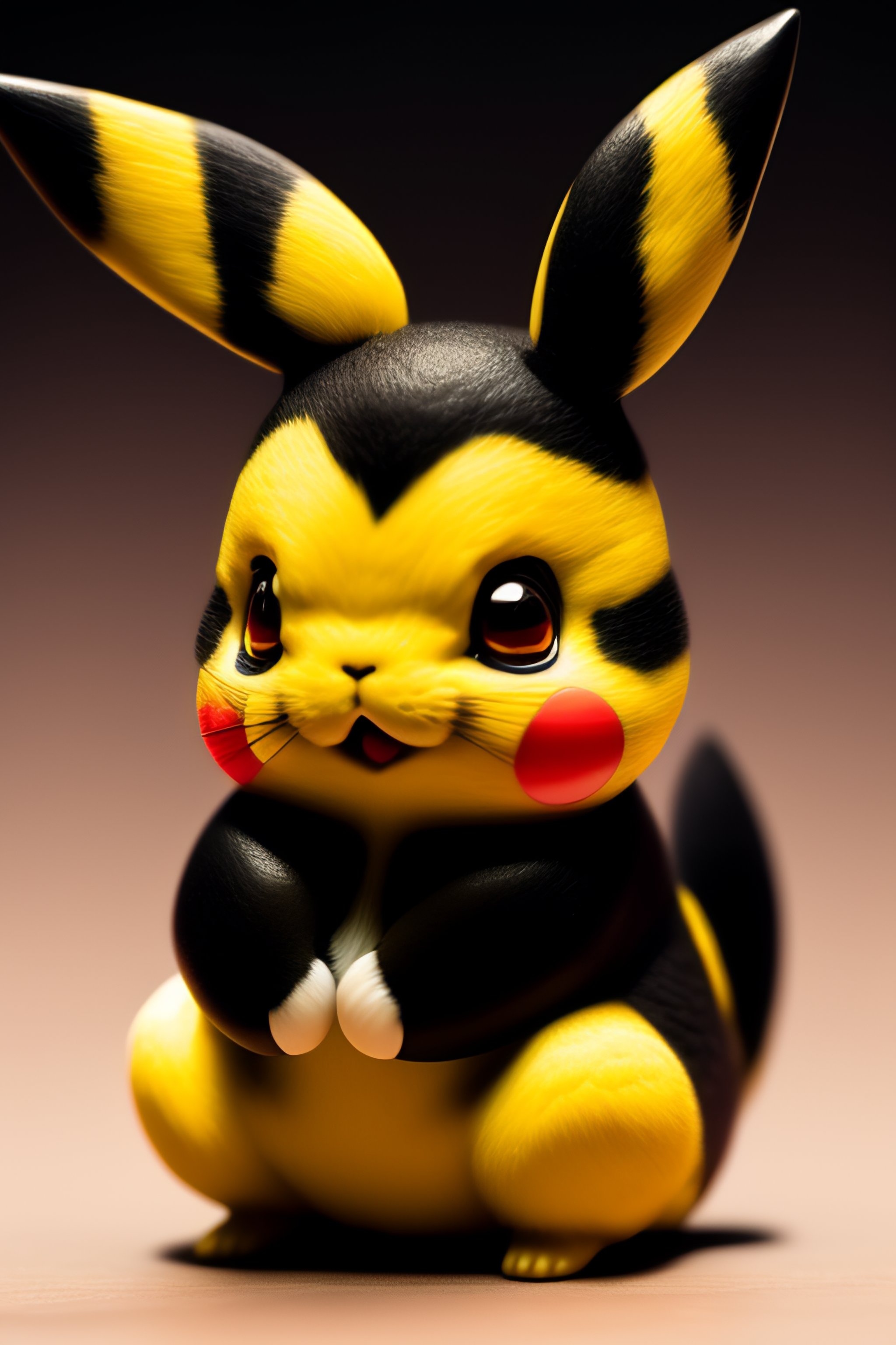 Lexica - Black pikachu