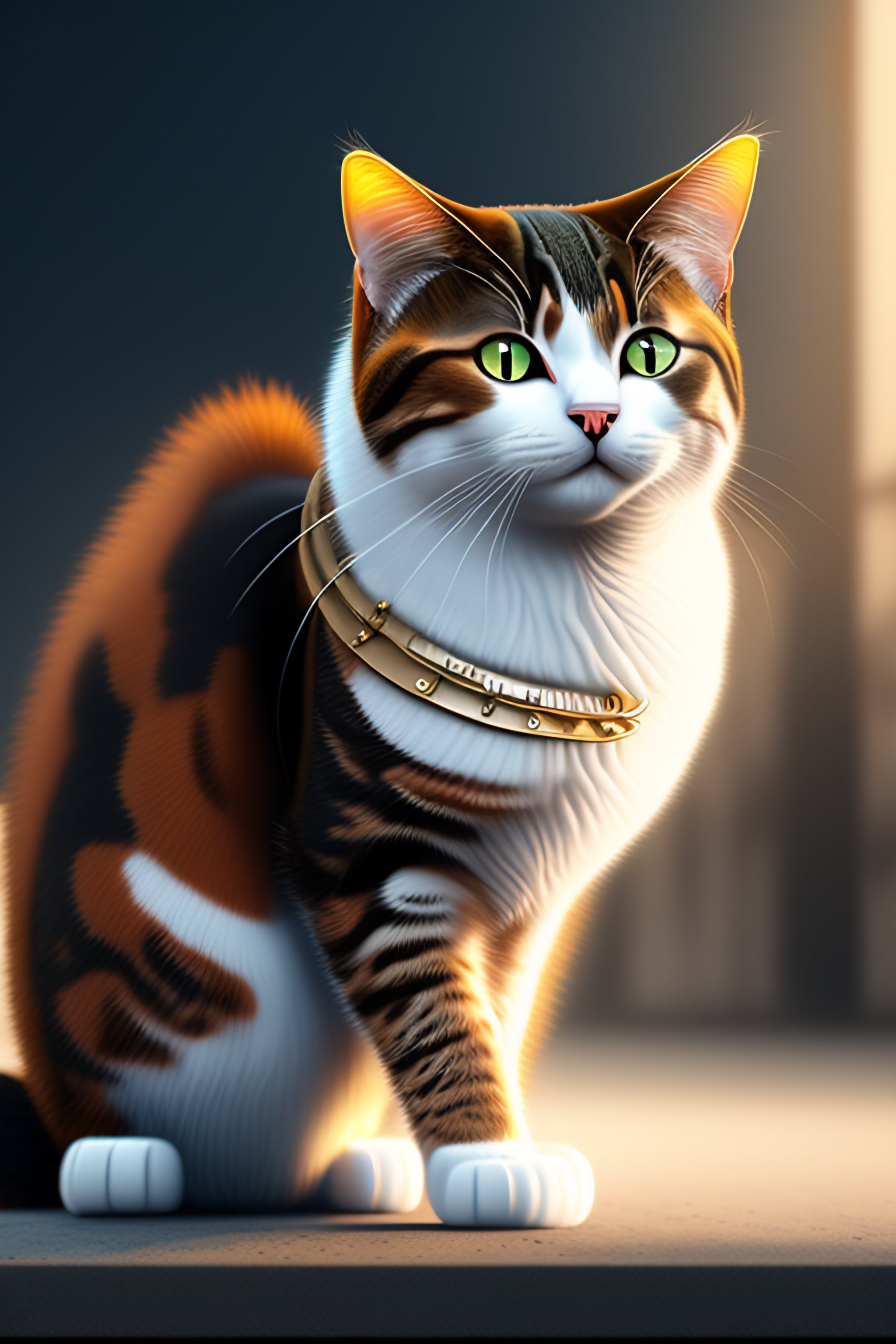 Lexica - A photorealistic picture of a hybrid animal mixing cat and ...