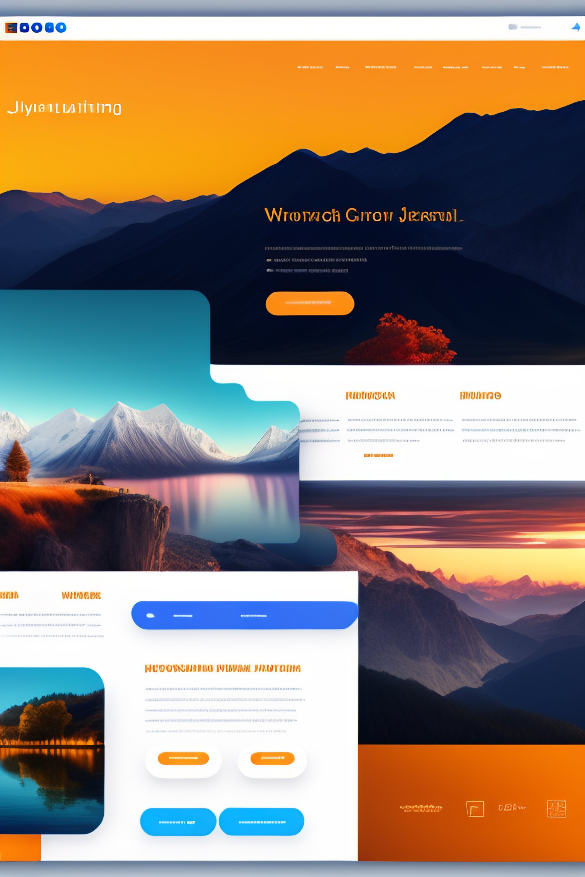 Lexica - Landing page shipping ups web ui/ux