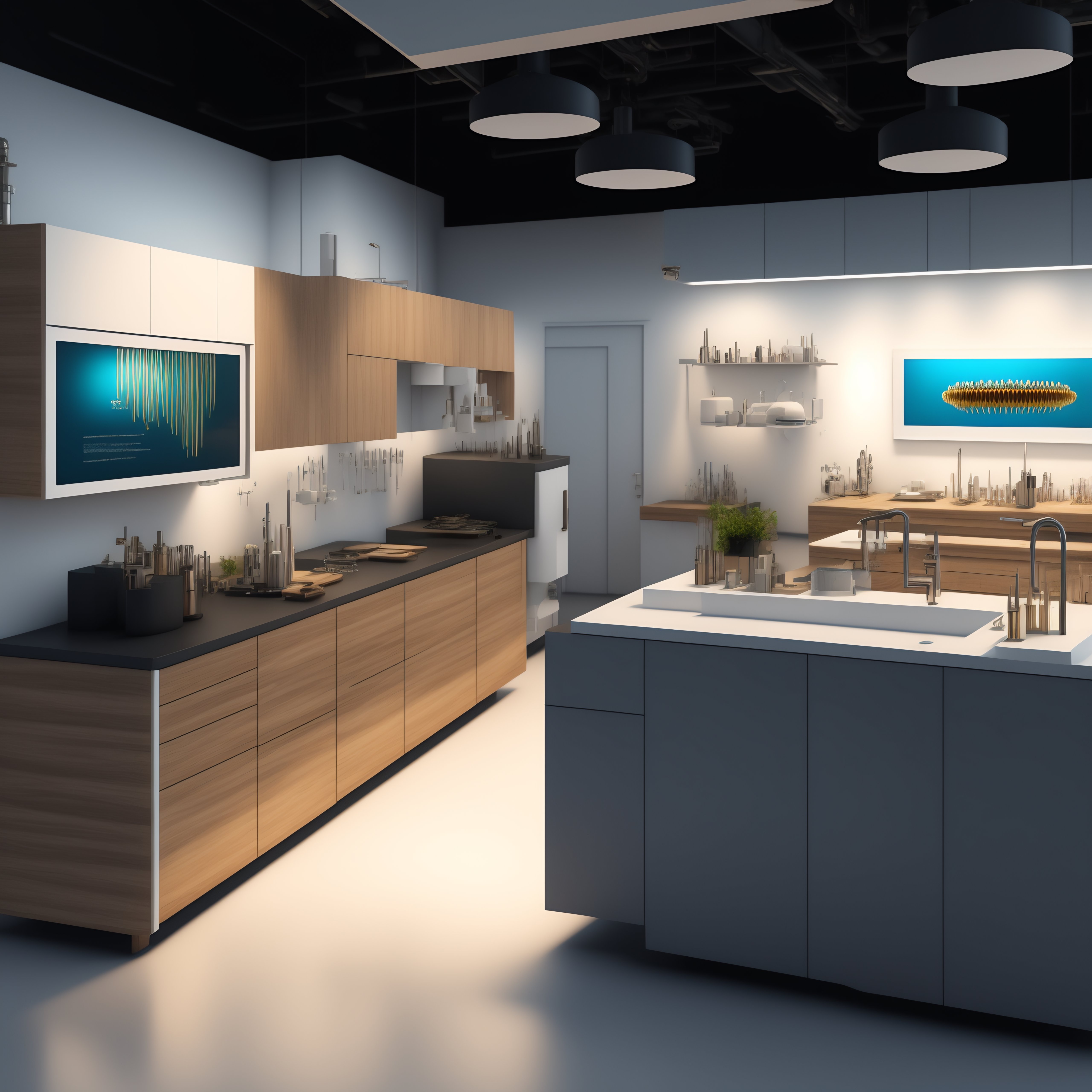Lexica - Hyper-realistic rendering of dental laboratory, integrating ...