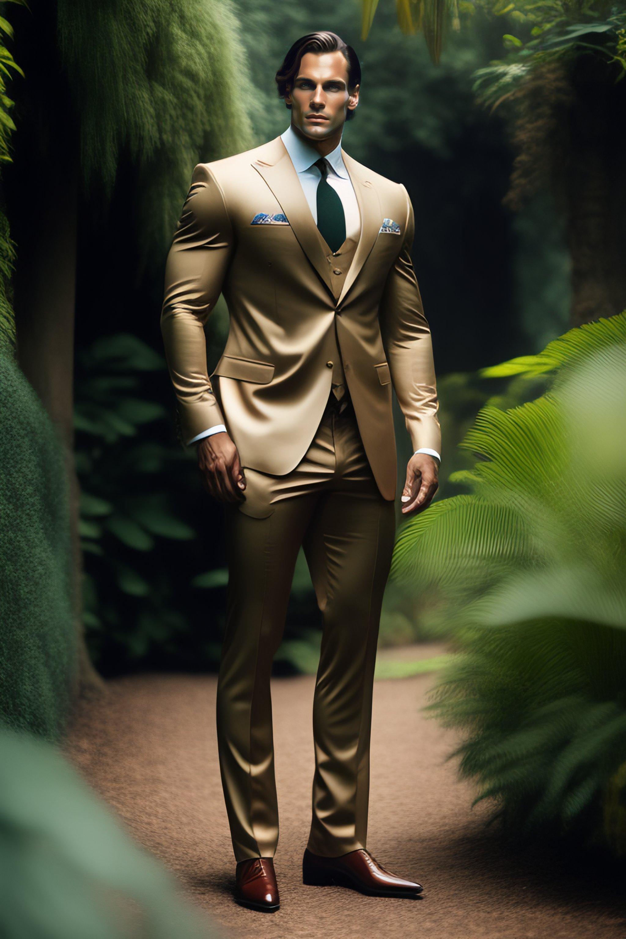 Lexica - Tarzan wearing suit