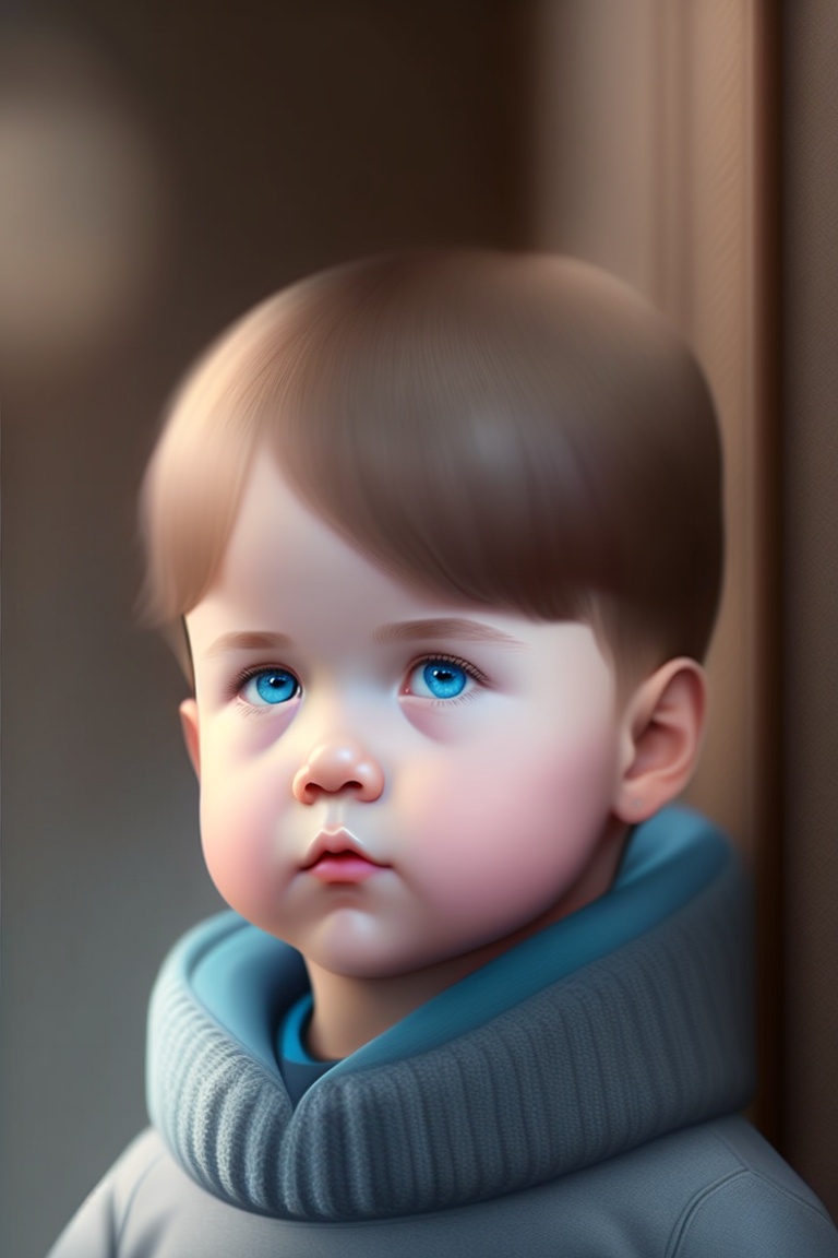 Lexica - Thin face, longer fringe small nose blue eyes small ears fat ...