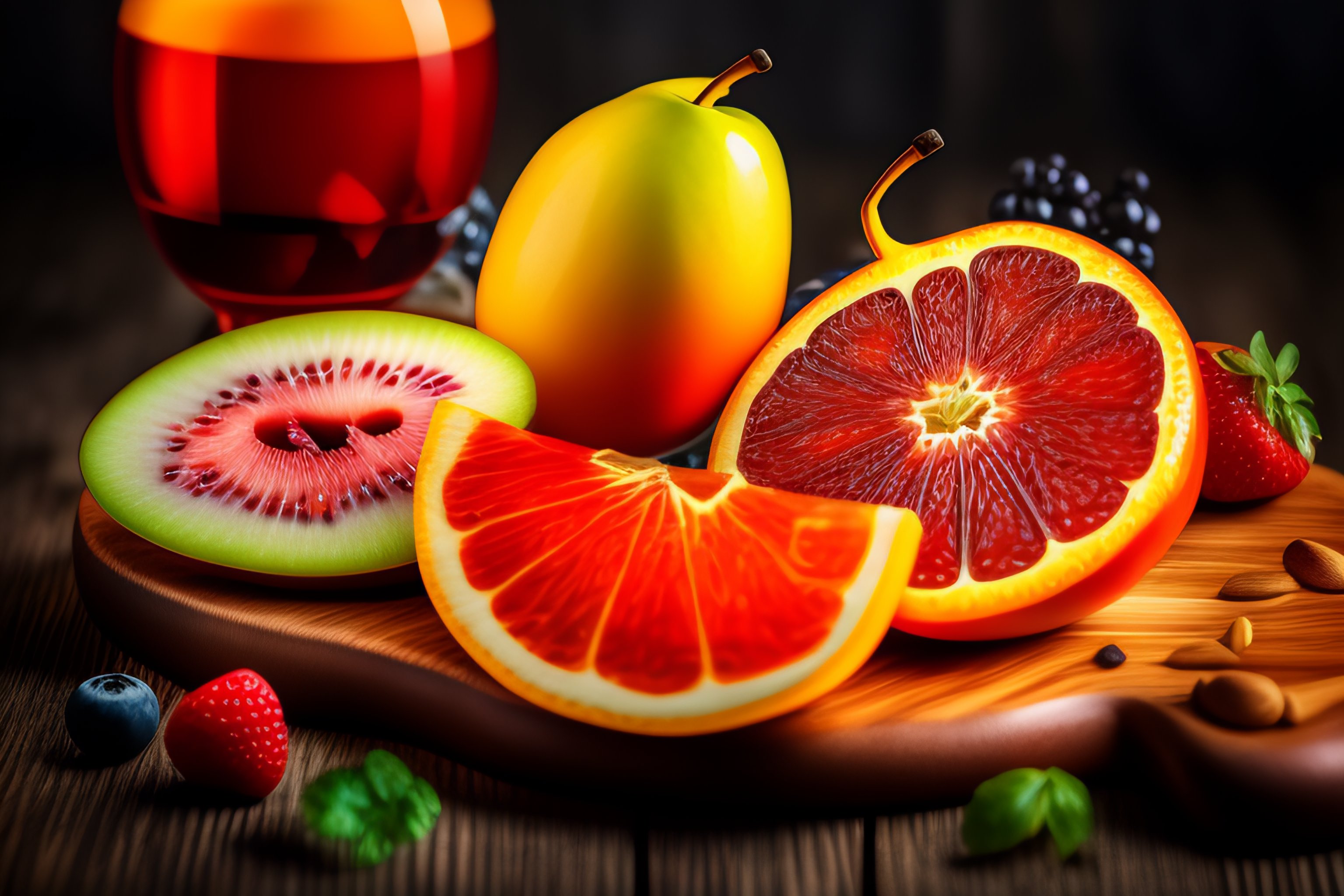 Lexica - Amazing pattern, delicious and juicy, fruits on wood, food ...