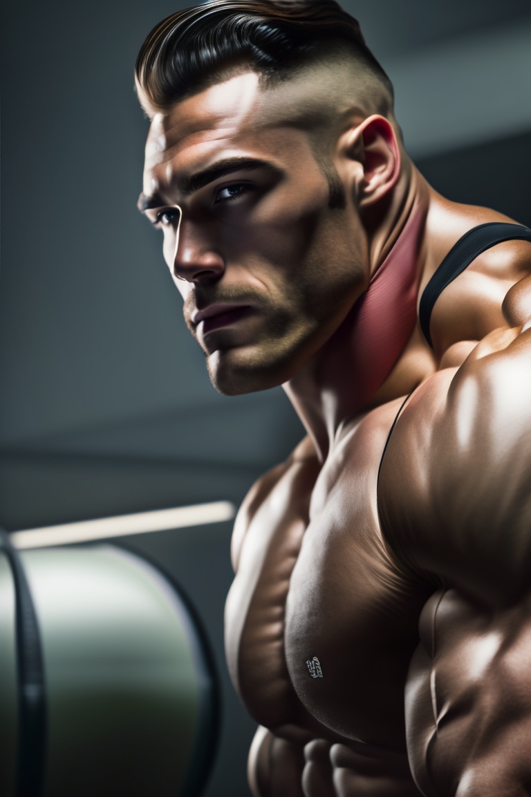 Lexica - An award – winning color photograph of a handsome and powerful ...