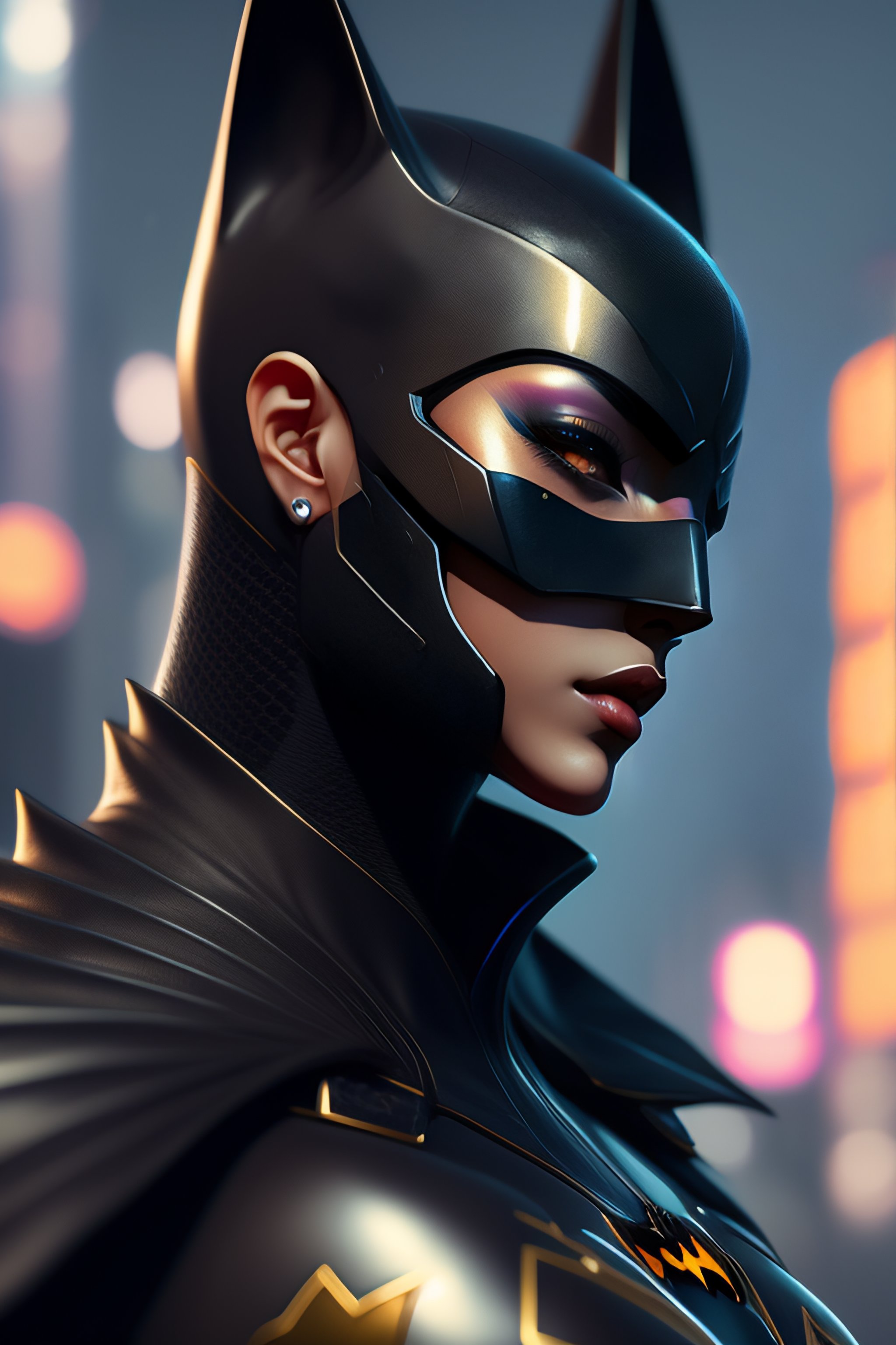 Lexica - Batman cyberpunk sharp details, sharp focus, elegant, highly ...