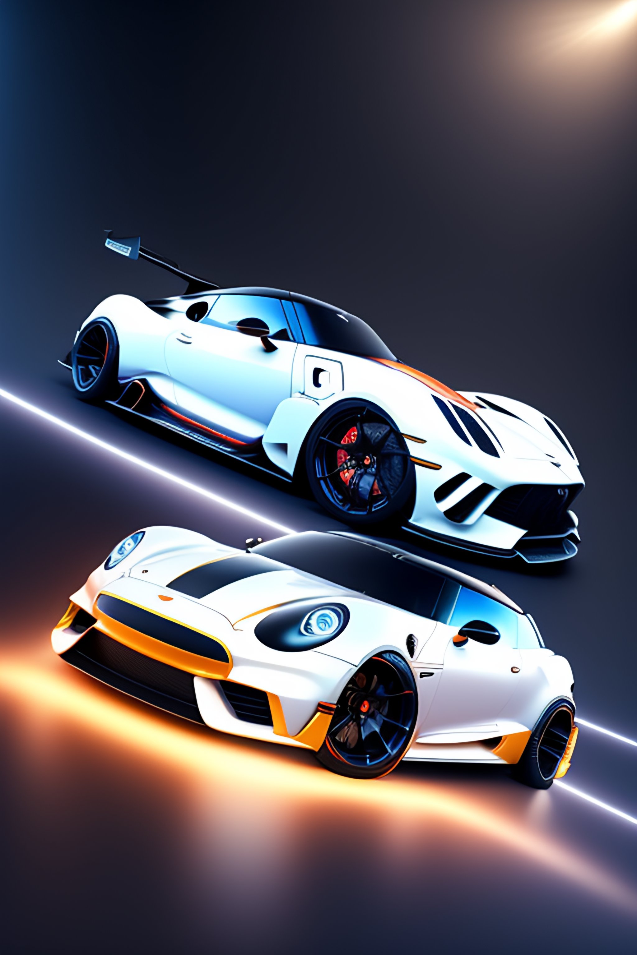 Lexica - Luxury sports car , mystic aura , glowing , rim lighting , 4k ...