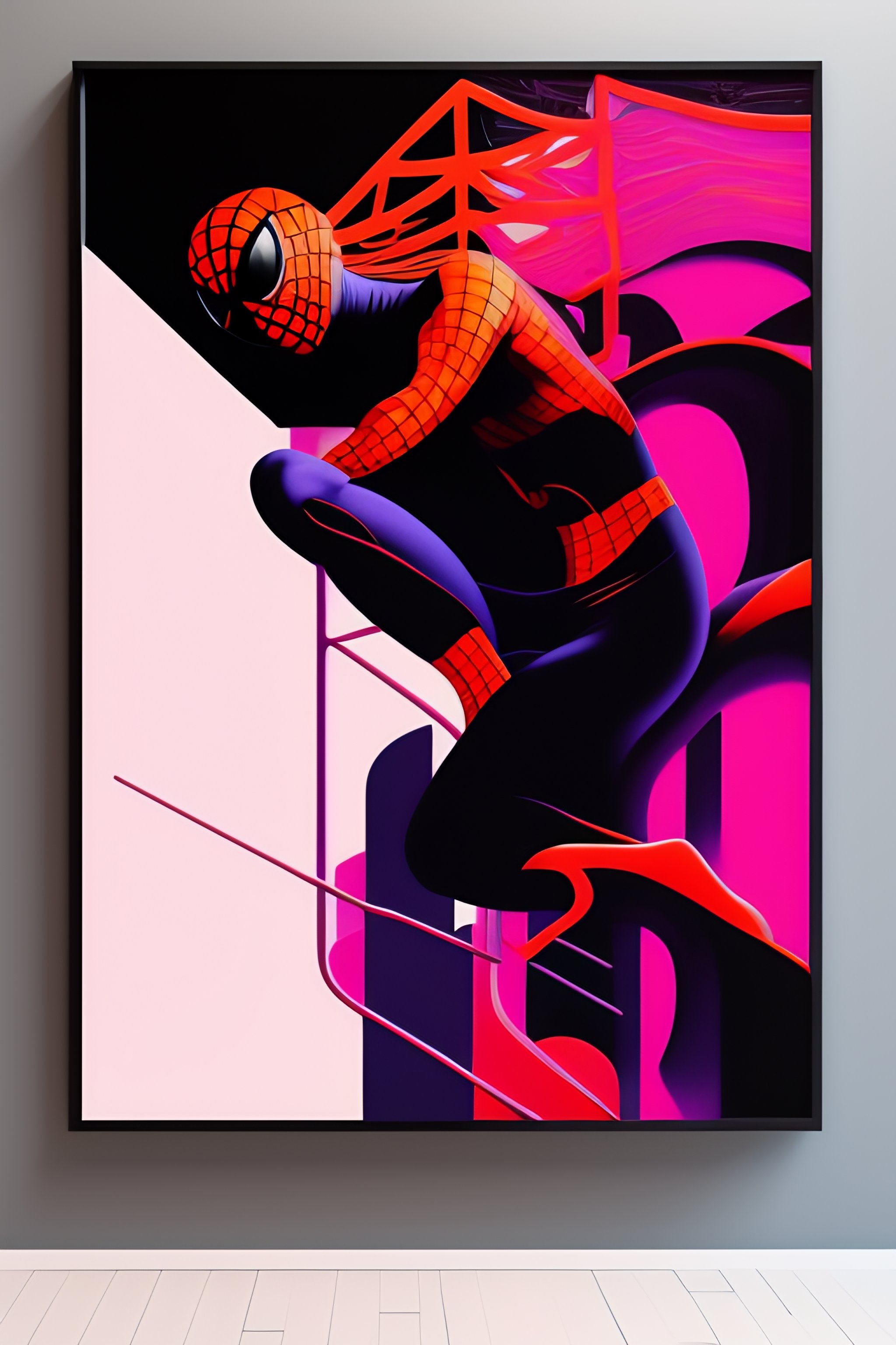 Lexica - Spider man, painting, expressionism, amazing composition ...