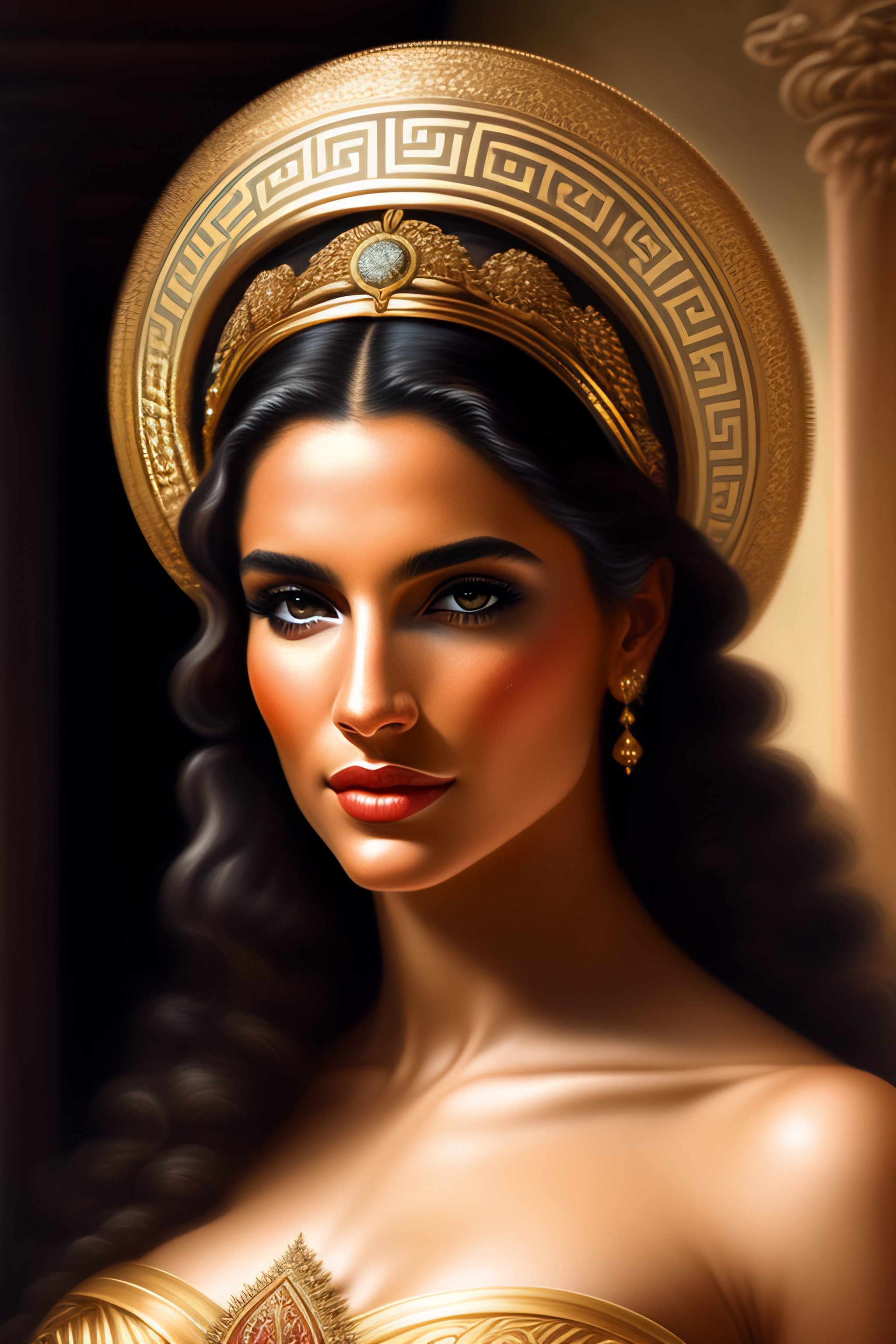 Lexica - A greek goddess, fine art, intricate