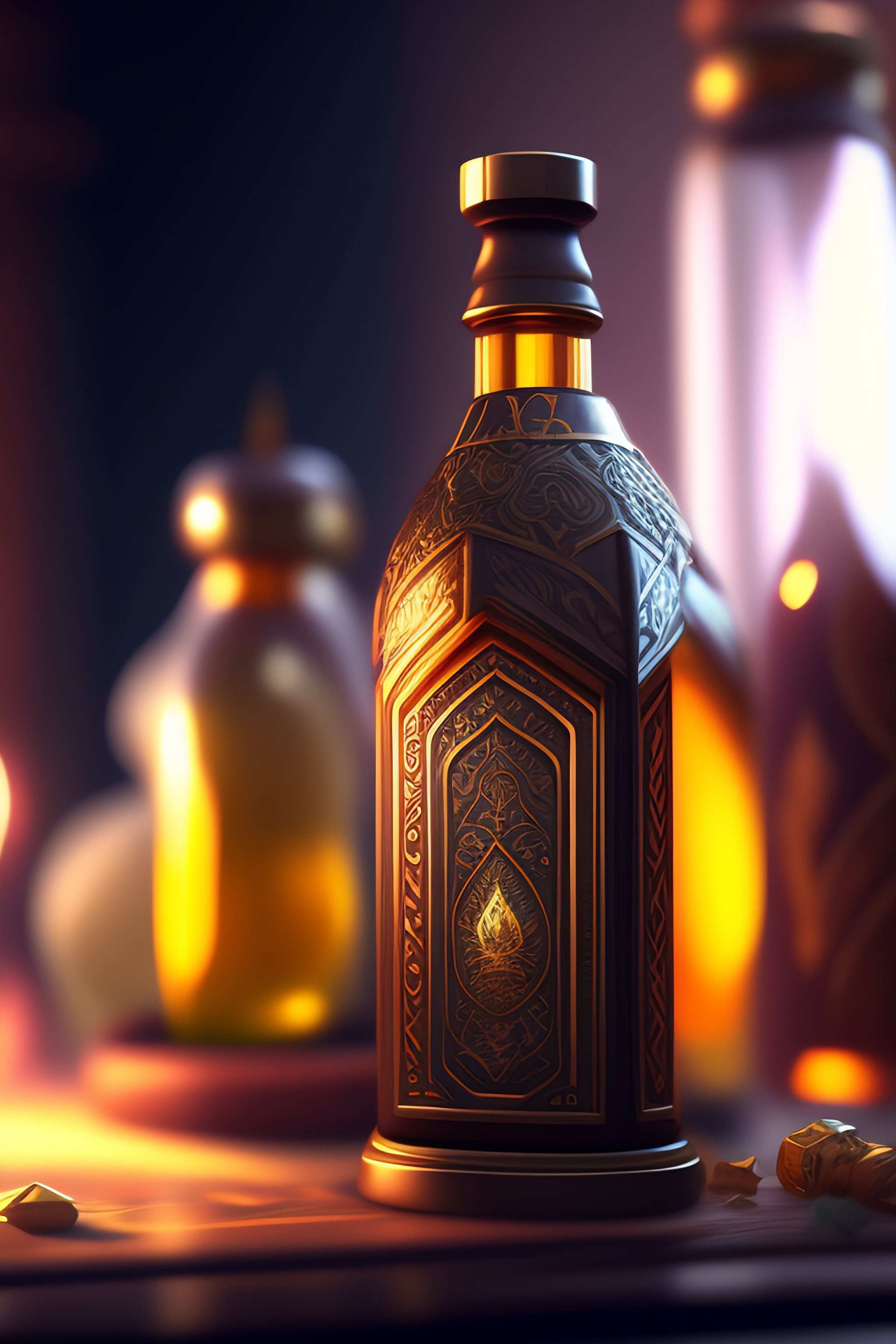 Lexica - Concept art; video game potions; intricate elegant bottles ...