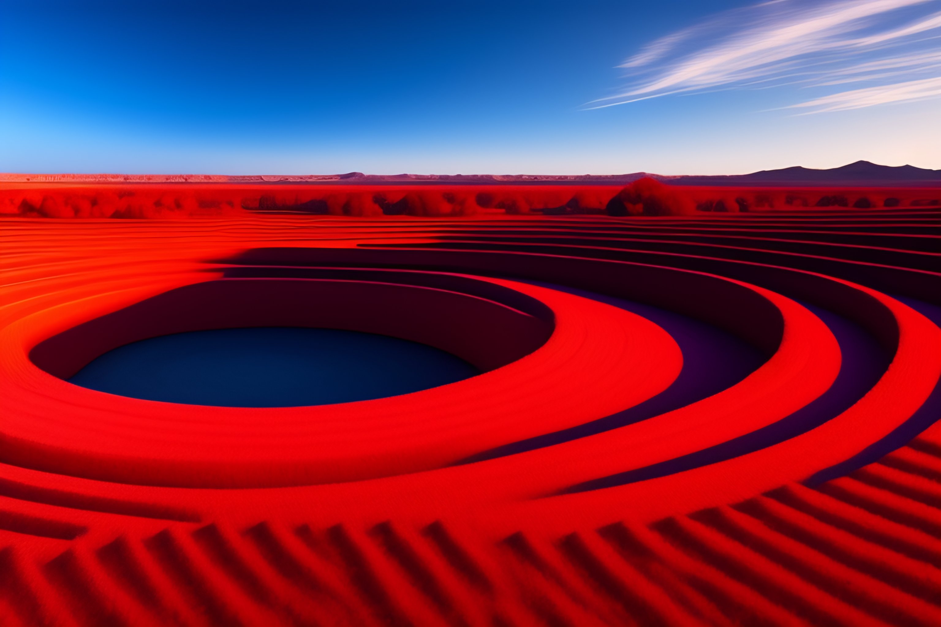 Lexica - Landscape of a labyrinth with someone inside, 8k resolution ...
