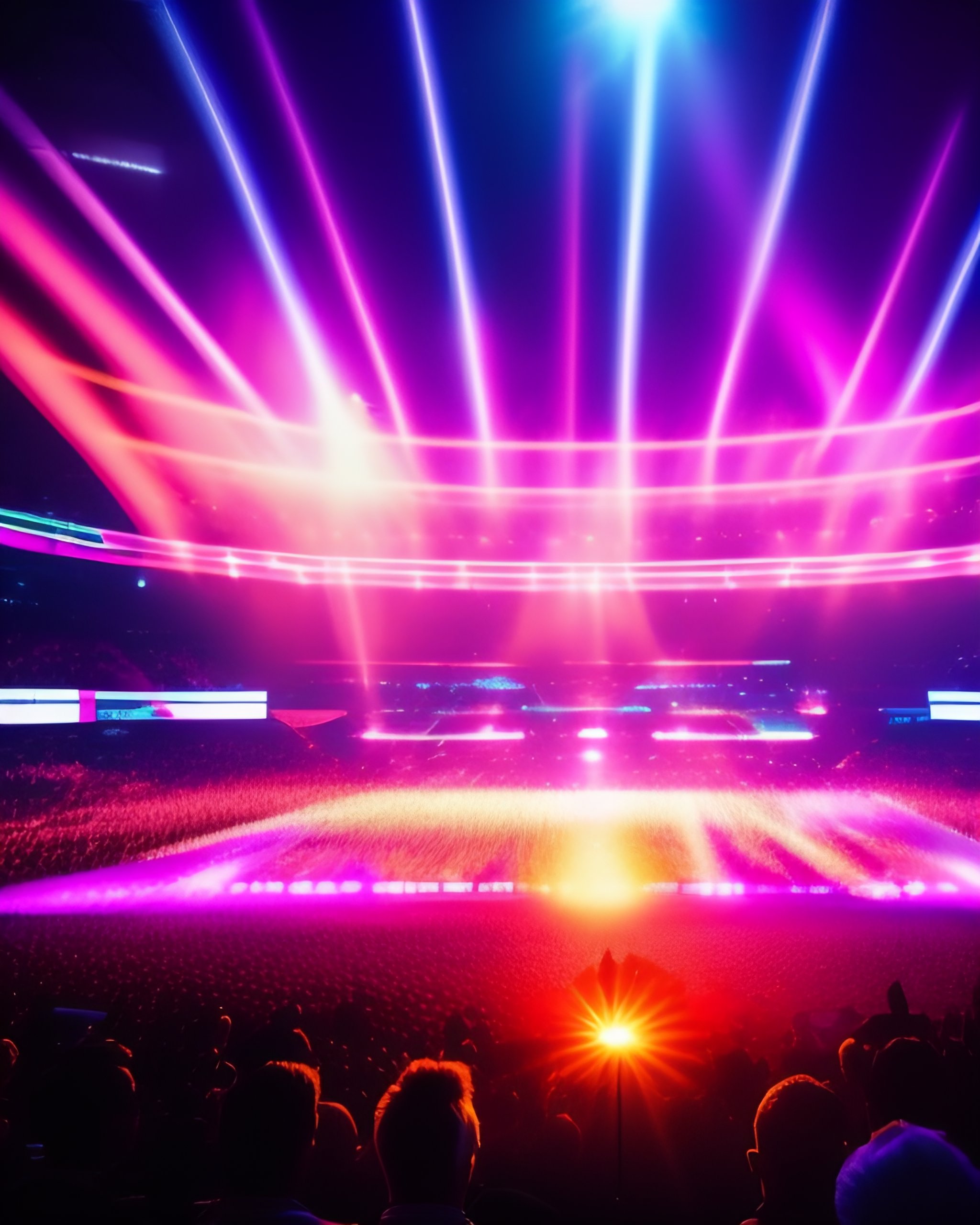 Lexica - Idol concert live venue, lens flare, high definition, 8K, octant, highest quality ...