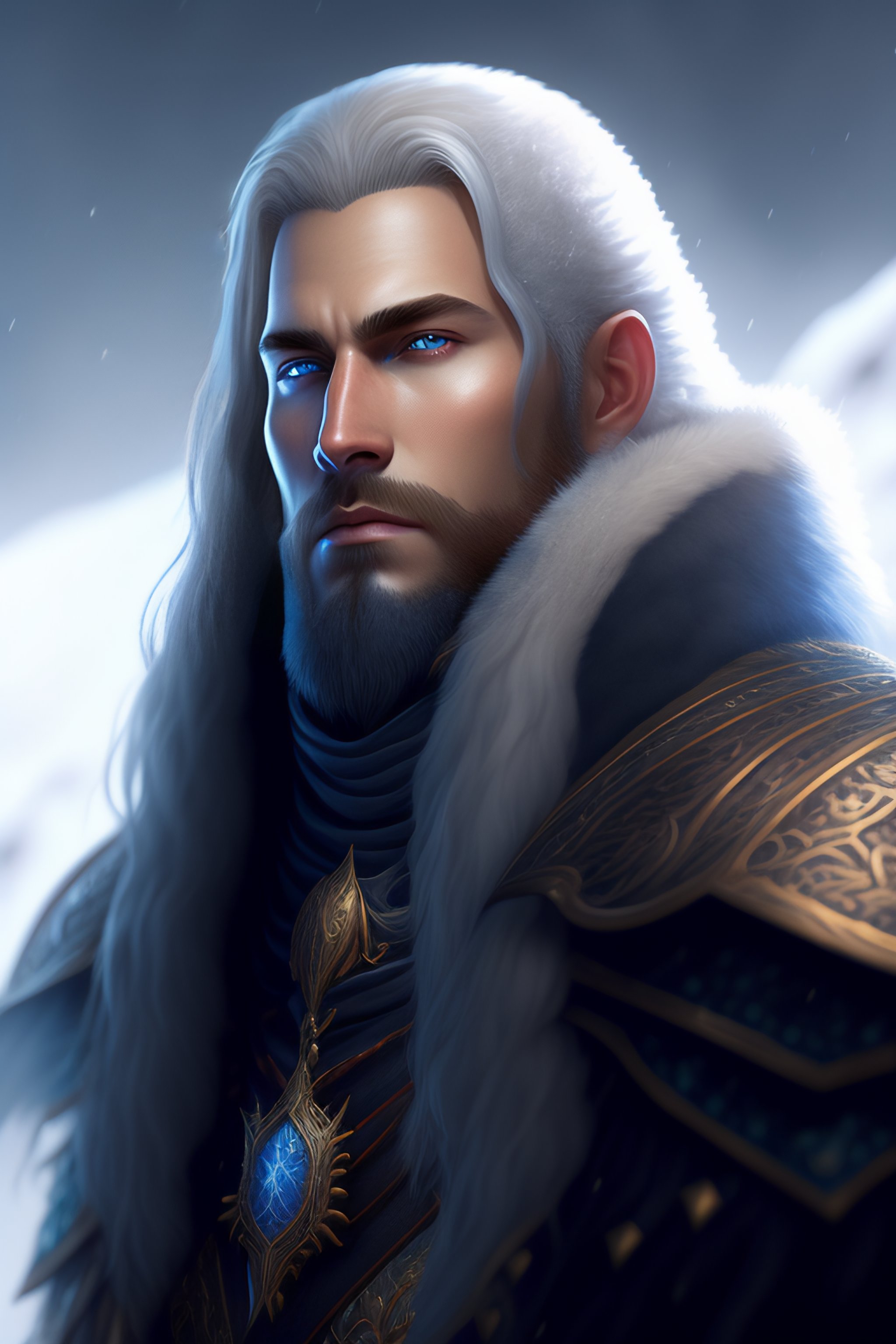 Lexica - A highly detailed character portrait of the lich king ...