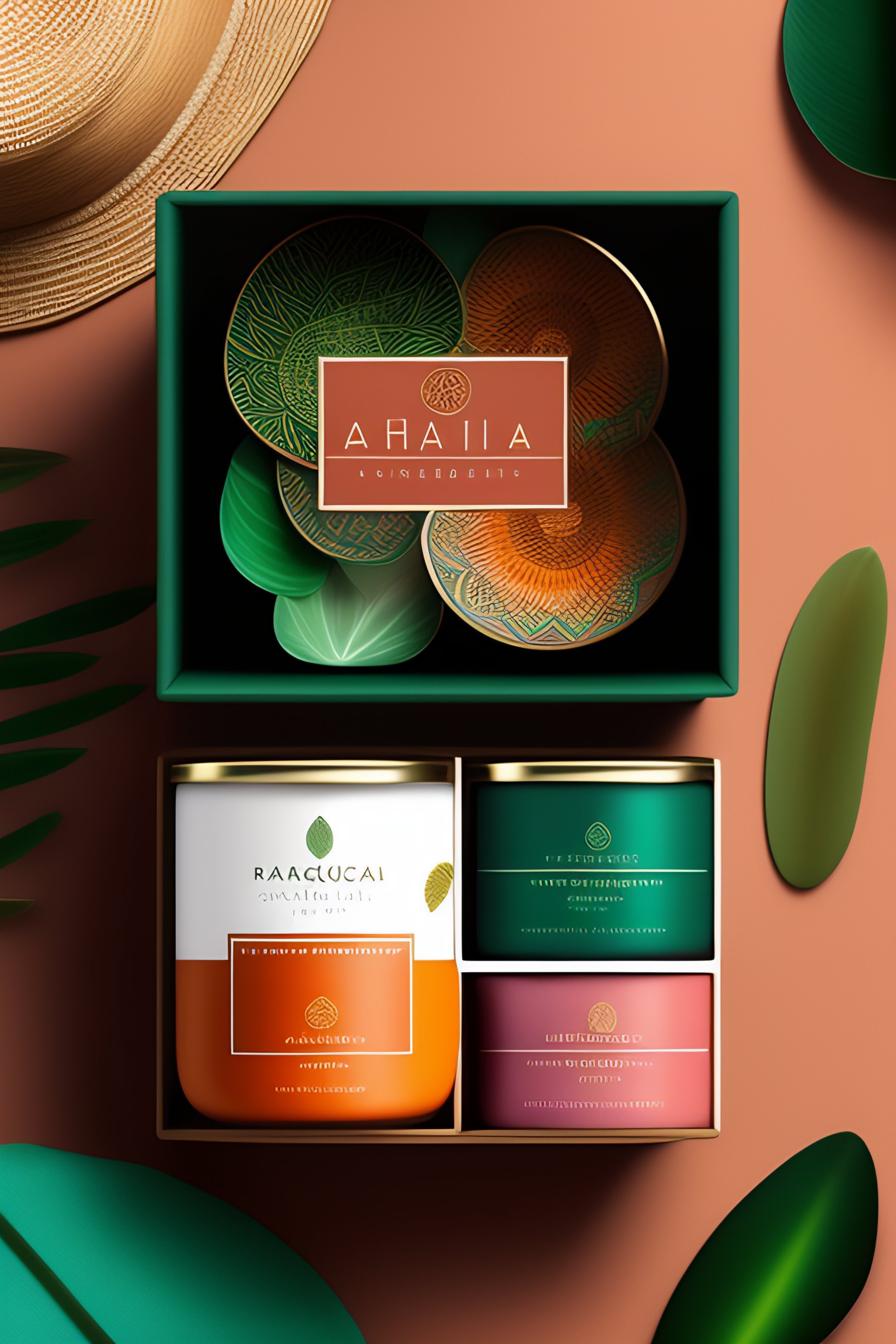 Lexica - "Exotic Oasis" Packaging: This packaging design captures the ...