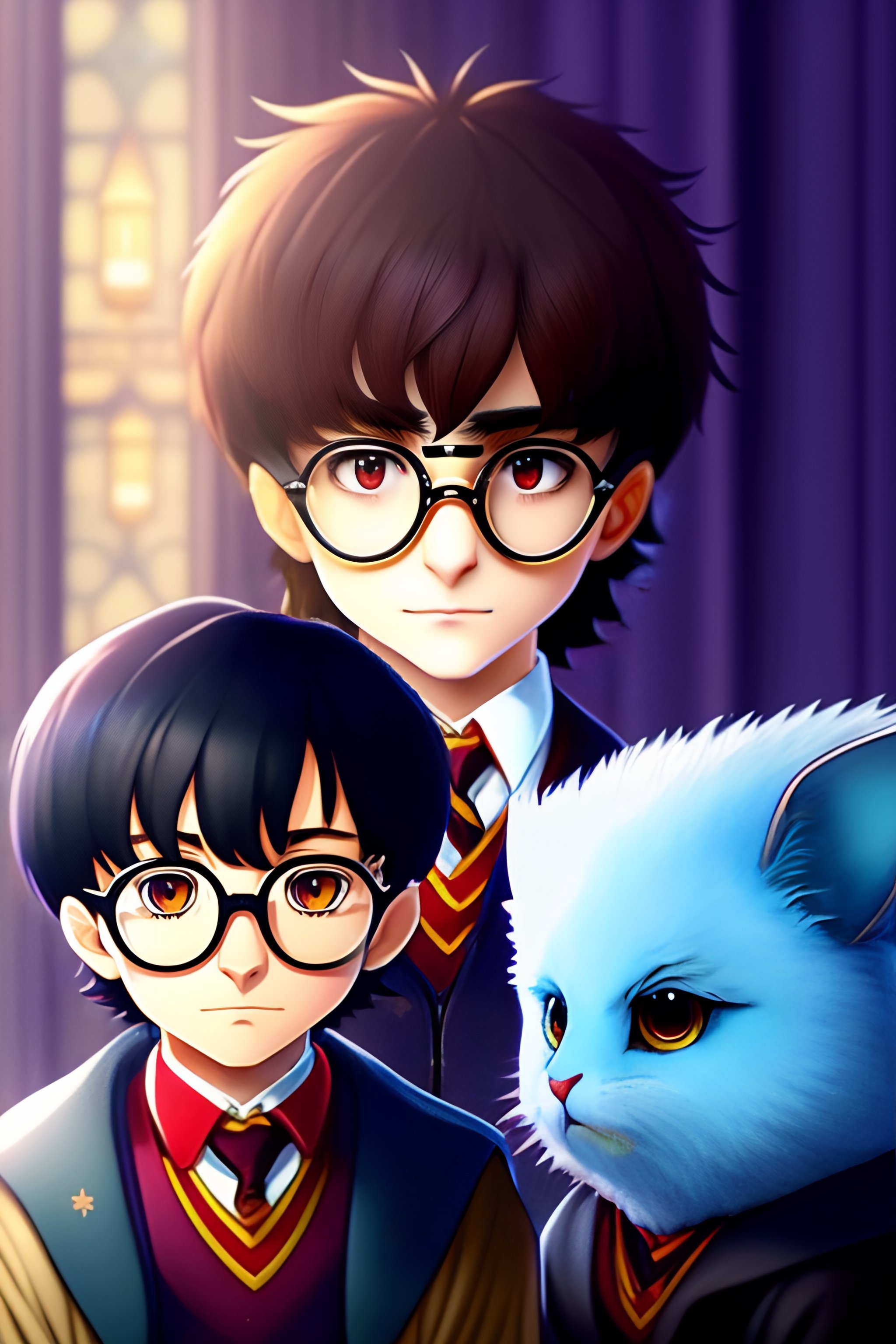 Lexica - Harry potter hedwiga anime style