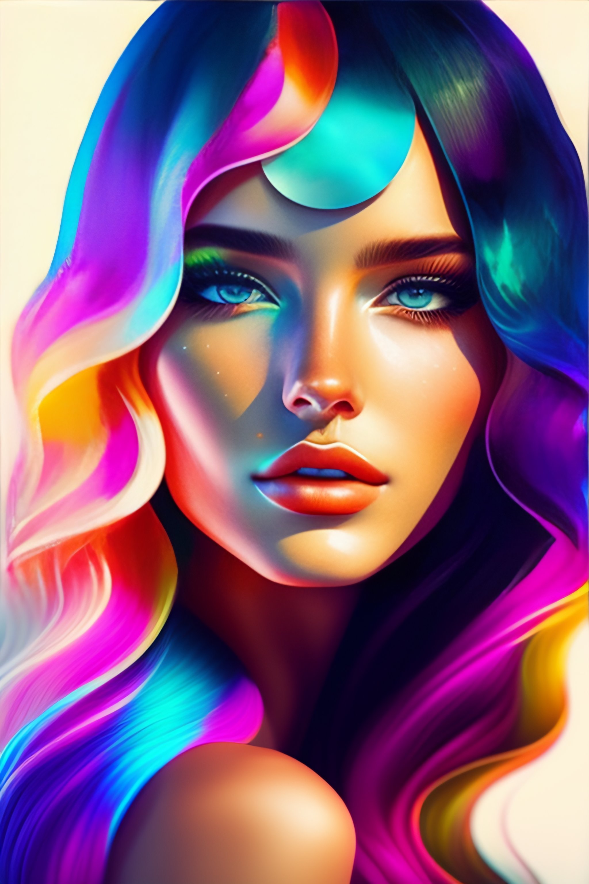Lexica - Illustration, girl, exquisite facial features, exquisite ...