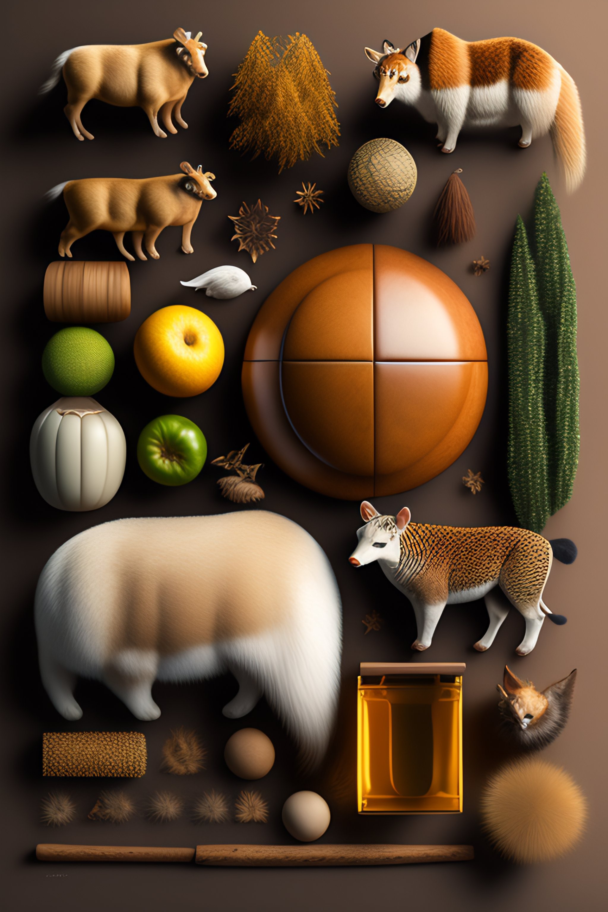 Lexica - [animal], Costumes and props, Knolling, Knolling layout, Earth ...