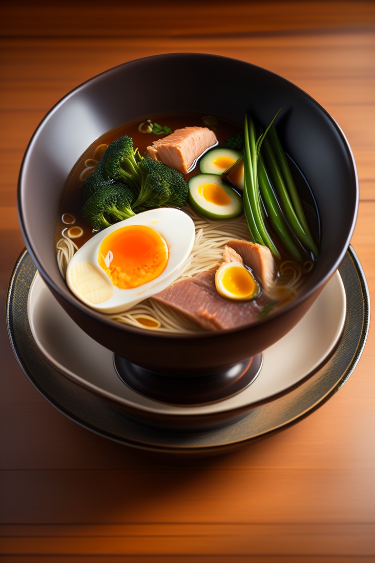 Lexica - Very tasty and well spiced ramen, very hot with steam ...