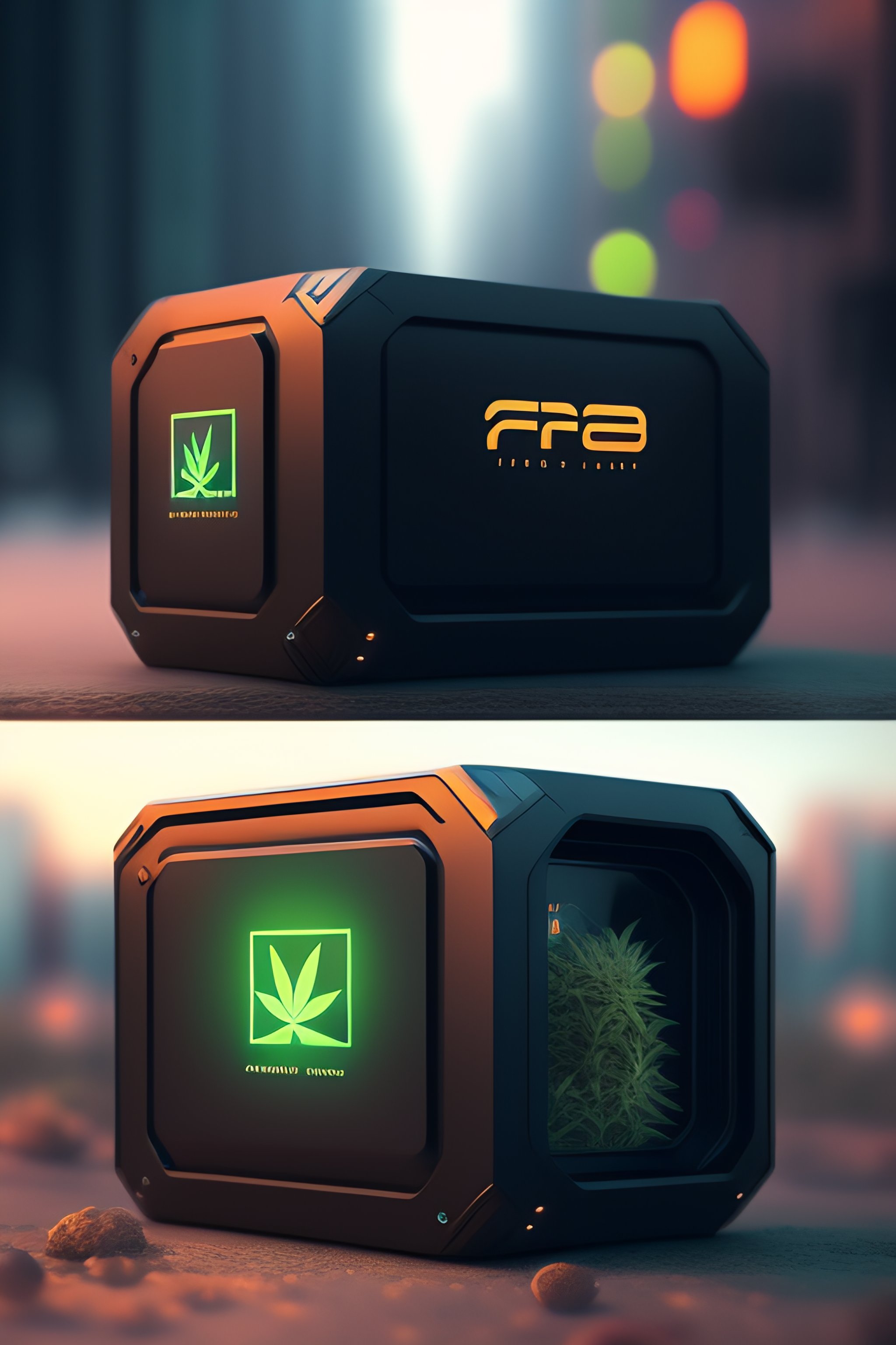 Lexica - Weed box,cyberpunk, concept design, realistic, 8k