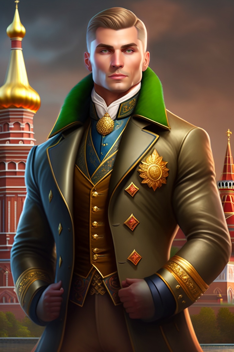 Lexica - Reptilod in Jacket, Suit, Kremlin, Russia