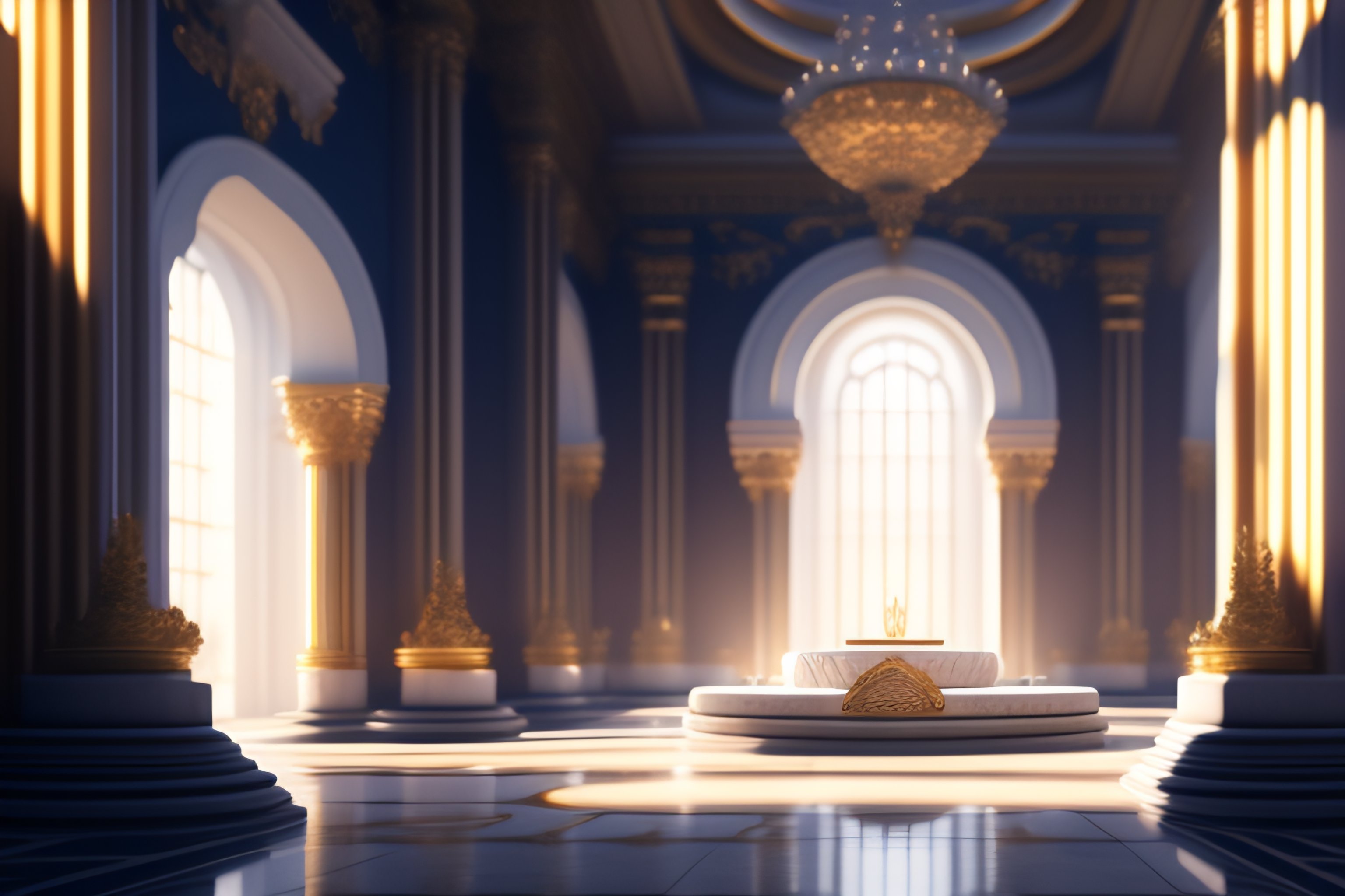 Lexica - Wide angle shot of noblemen in a fantasy throne room made from ...