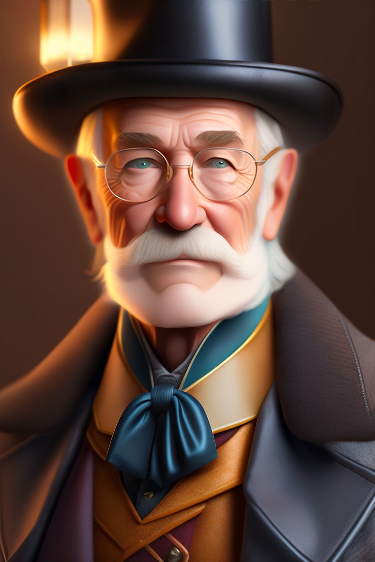 Lexica - Historian man, old appearance, in front of you