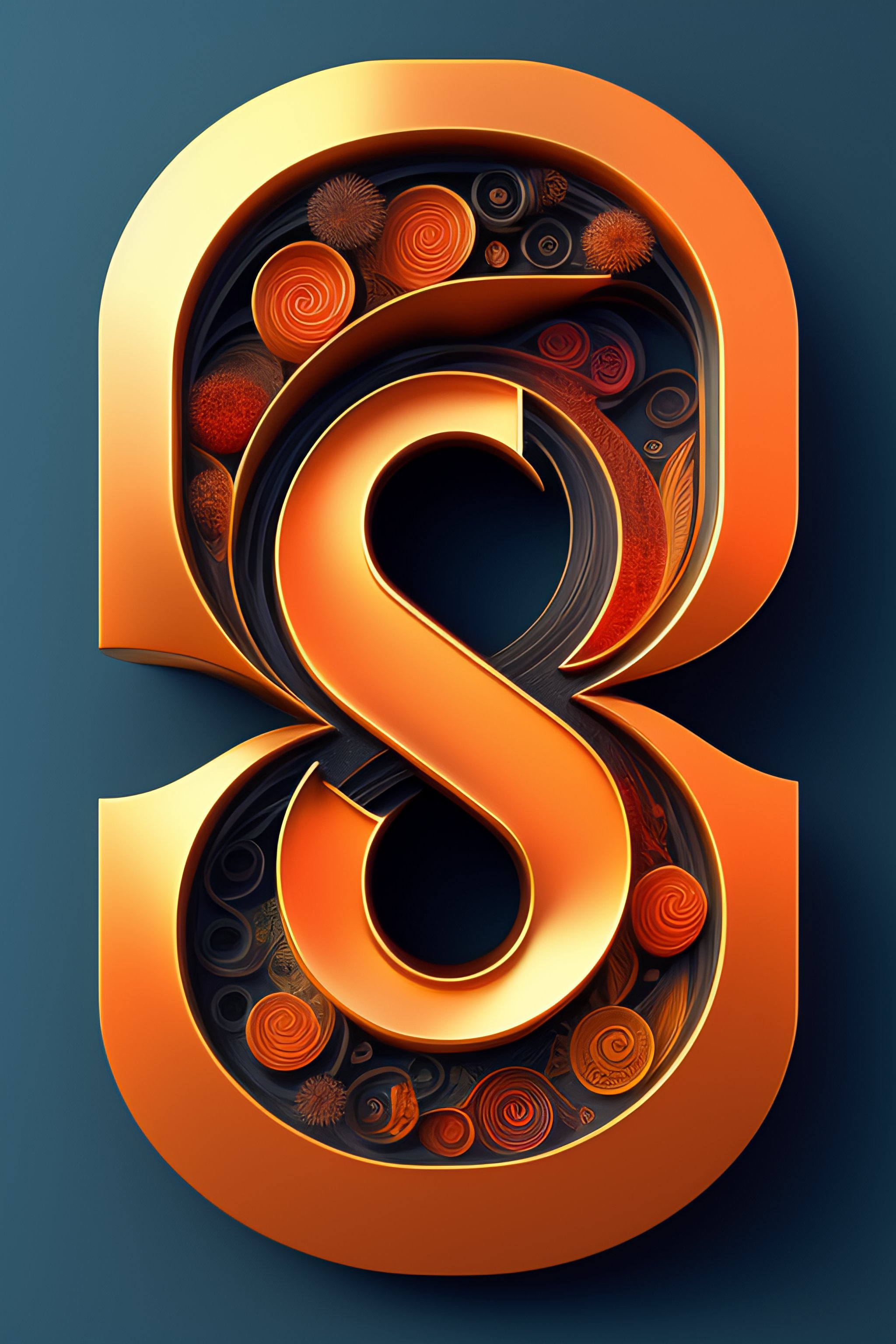 Lexica - Ultra detailed scifi design of the the letters "79" in a ...