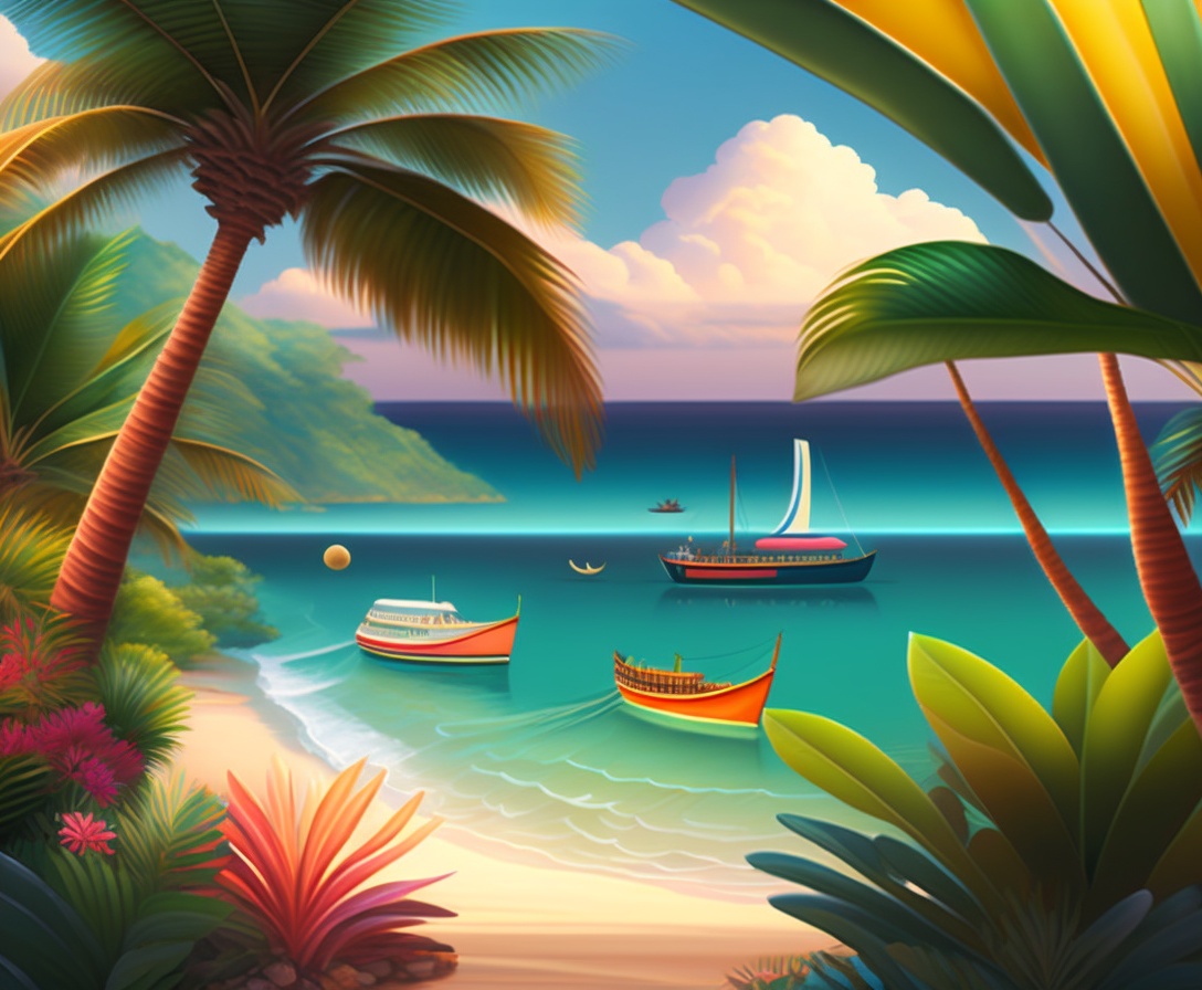 Lexica - Illustration, tropical