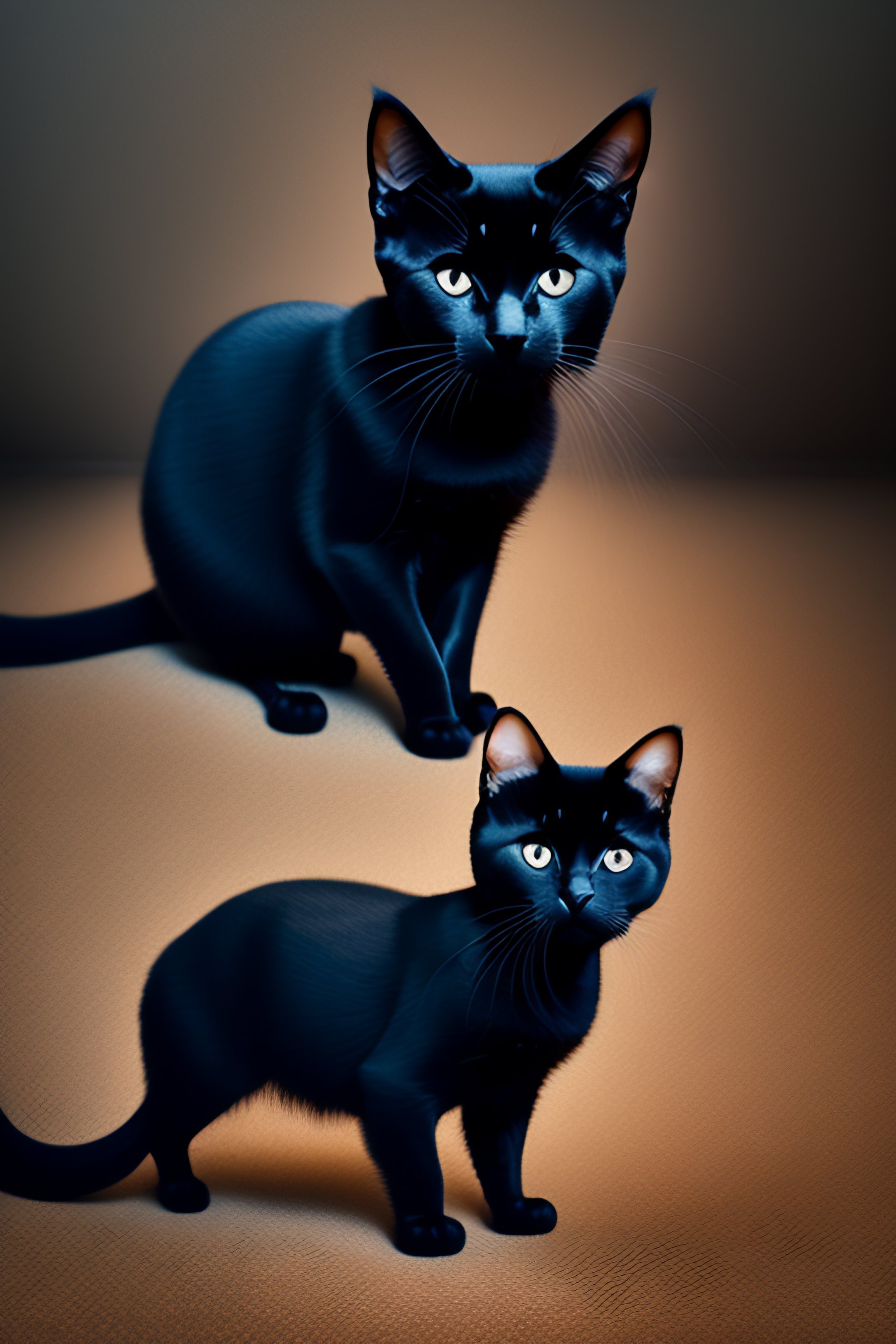 Lexica - Black cat with weird body in tight clothes