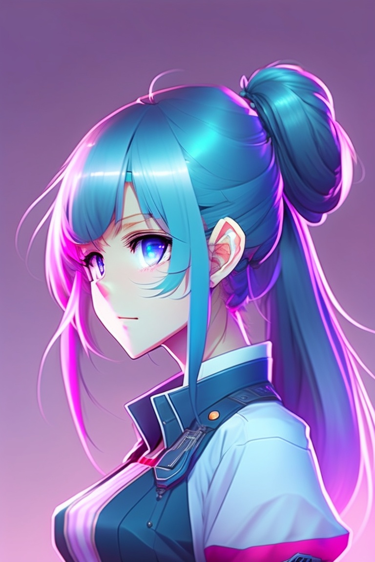 Lexica - Female character, with drooping eyes, pink eyes, attractive ...