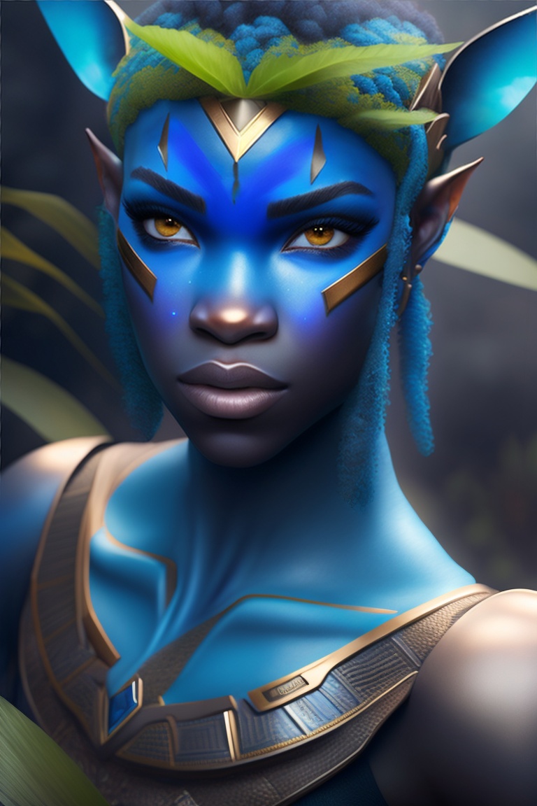 Lexica - A hyper realistic photo of blue Na'vi from the movie Avatar ...