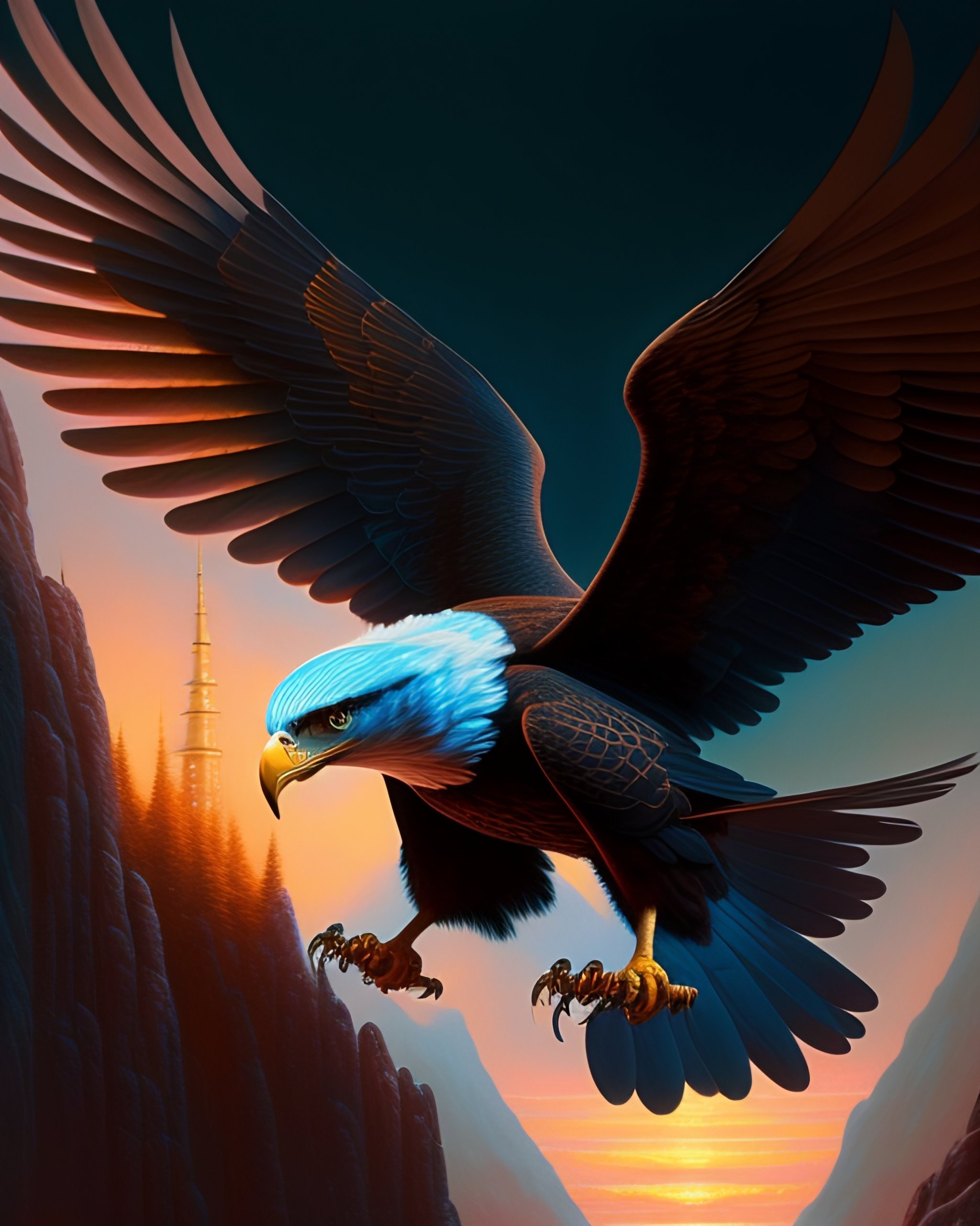 Lexica - Eagle, ethereal, extremely high detail, photorealistic ...