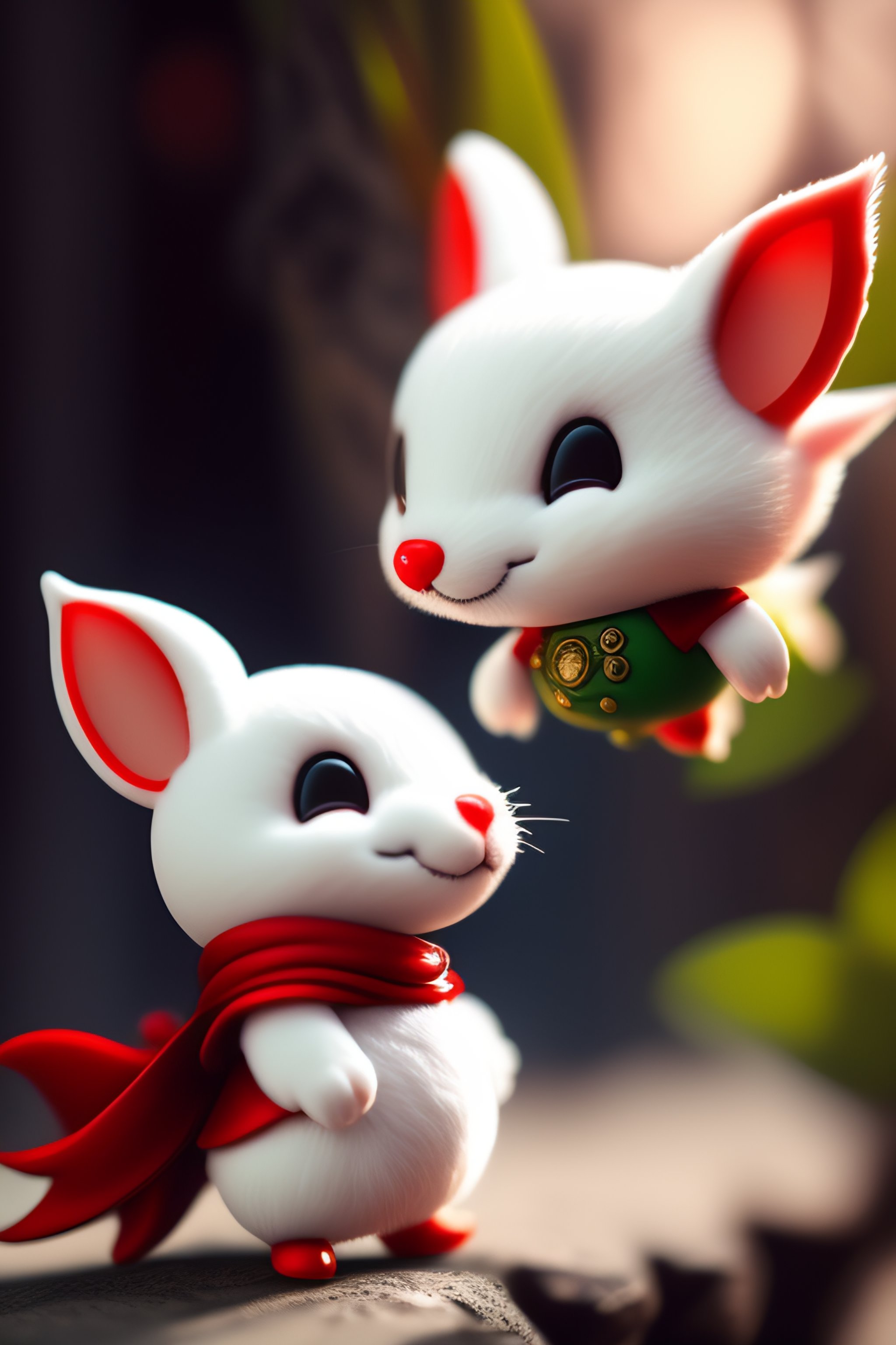 Lexica - Moogle, anime, fight, demonhunter