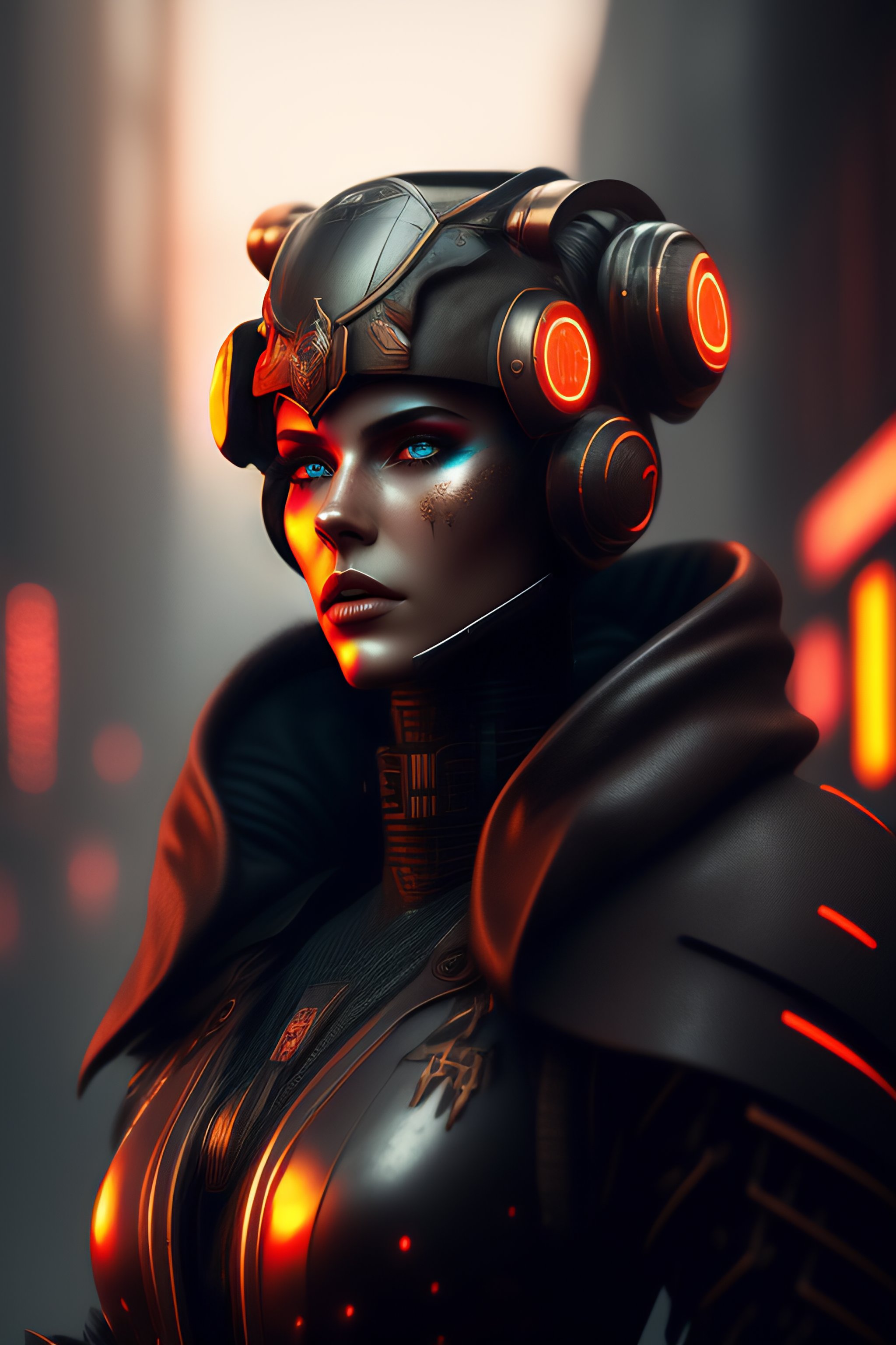 Lexica - Portrait of a rusian evil cyberpunk robot made of rusty clocks ...