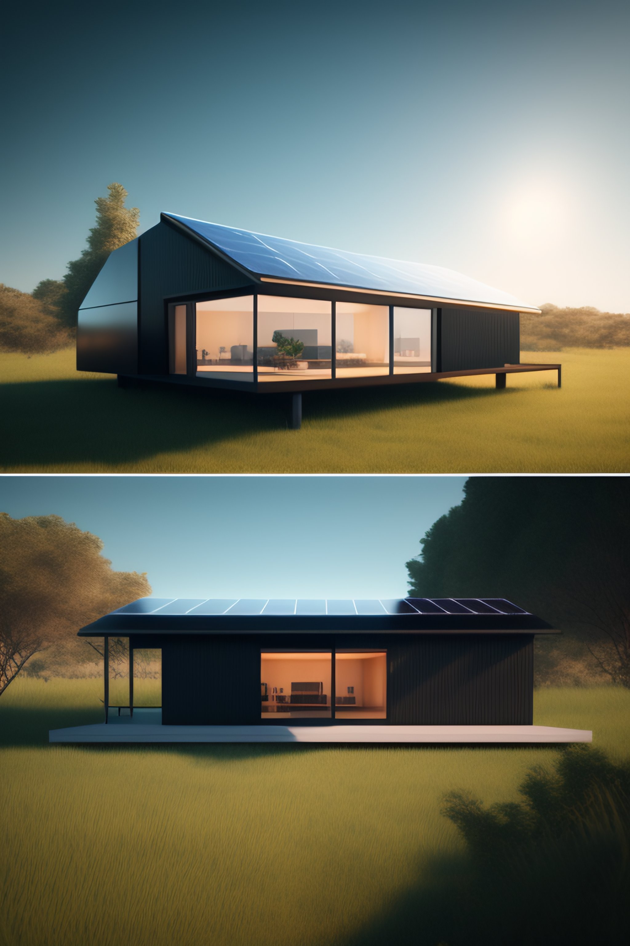 Lexica - Hypermodern offgridhouse with solarpanels, forte gimenes ...