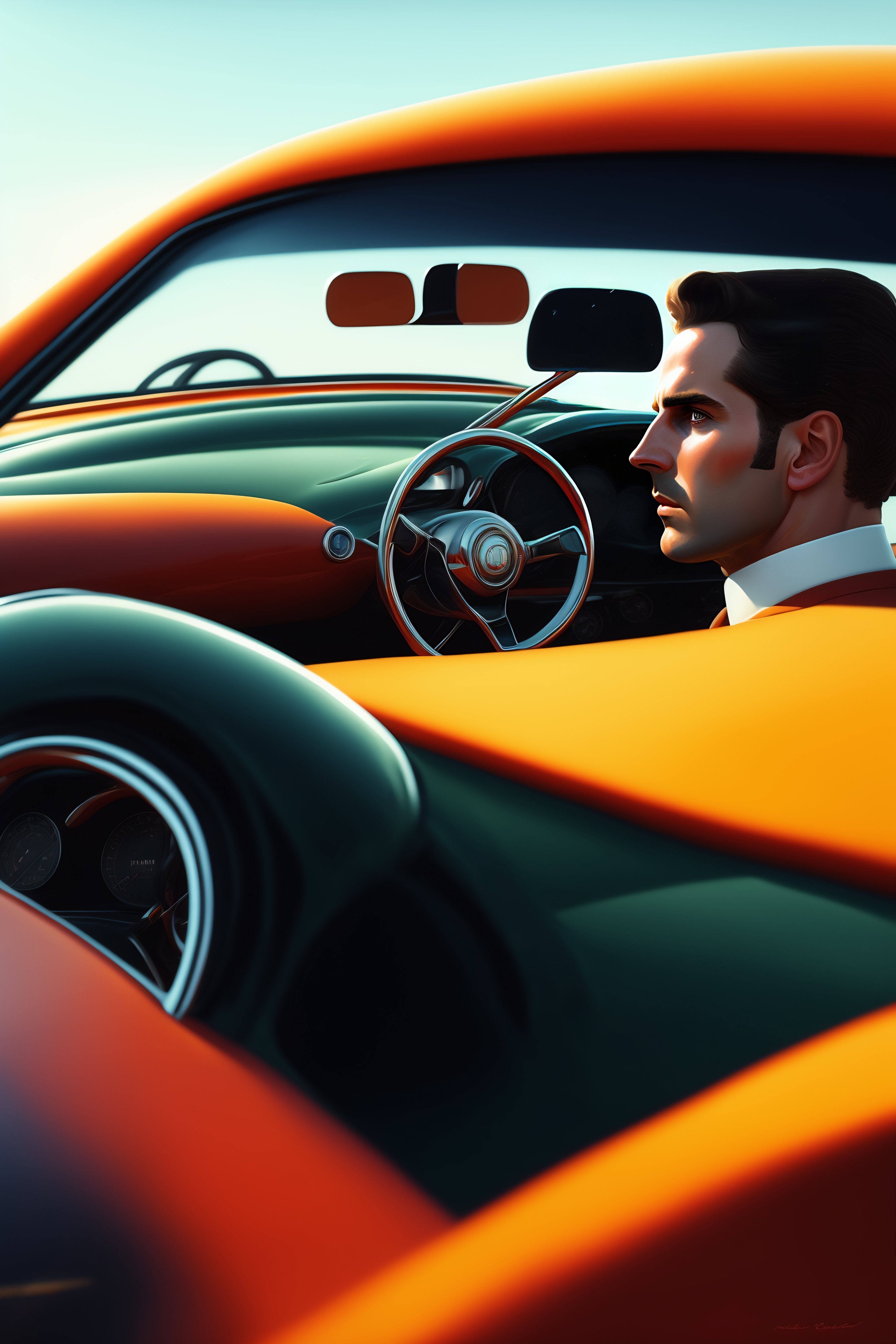 Lexica - An award - winning masterpiece painting of a business men ...