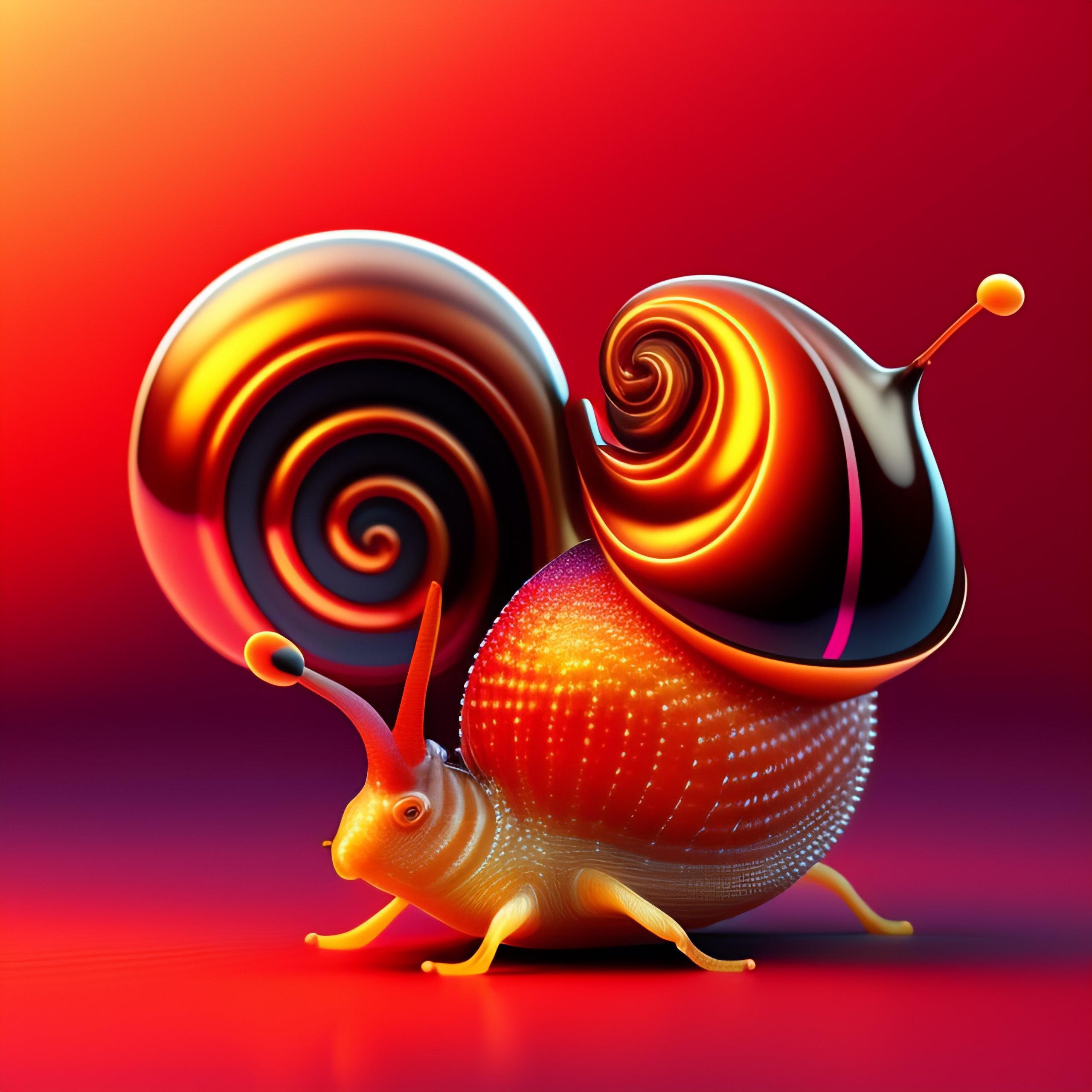 Lexica - A snail in a party, hyper detailed, ultra-sharp, octane render ...