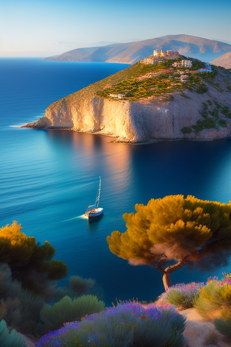 Lexica - 1. The sun-drenched hills of Marathon, dotted with olive trees ...